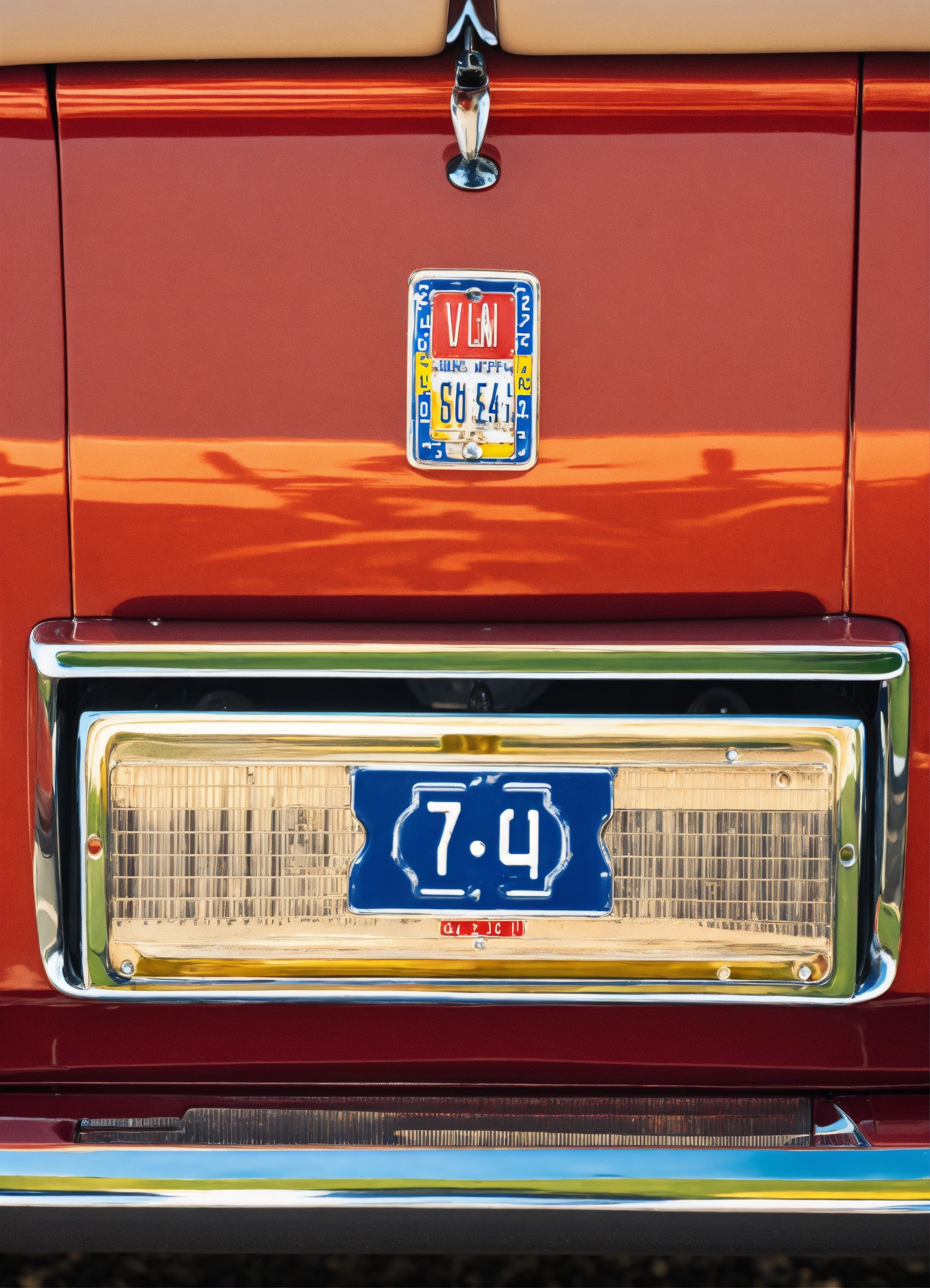 Lexica - License plate, no background