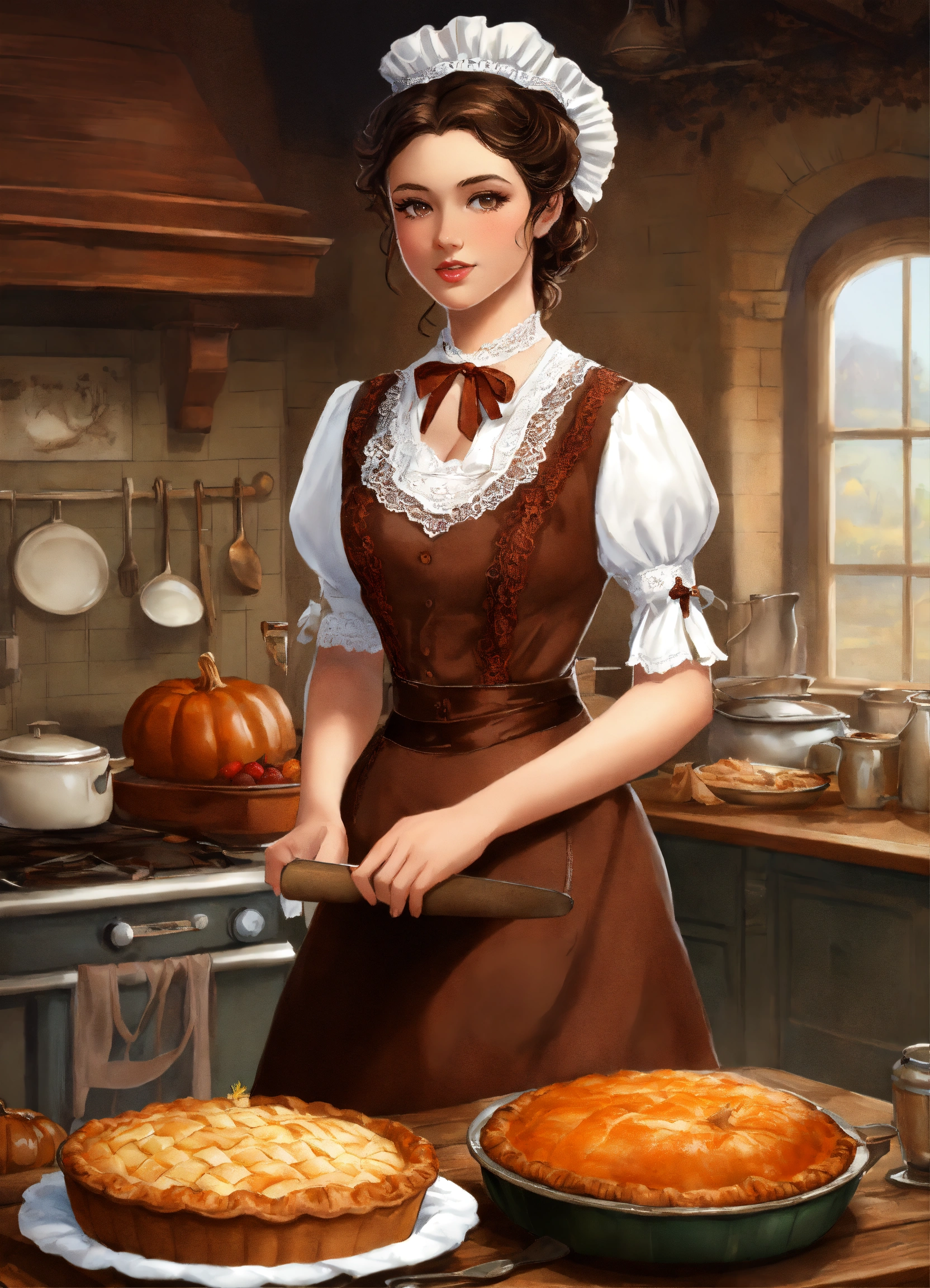 Lexica - Full body, magnificent young girl with large hazel eyes, pinup ...