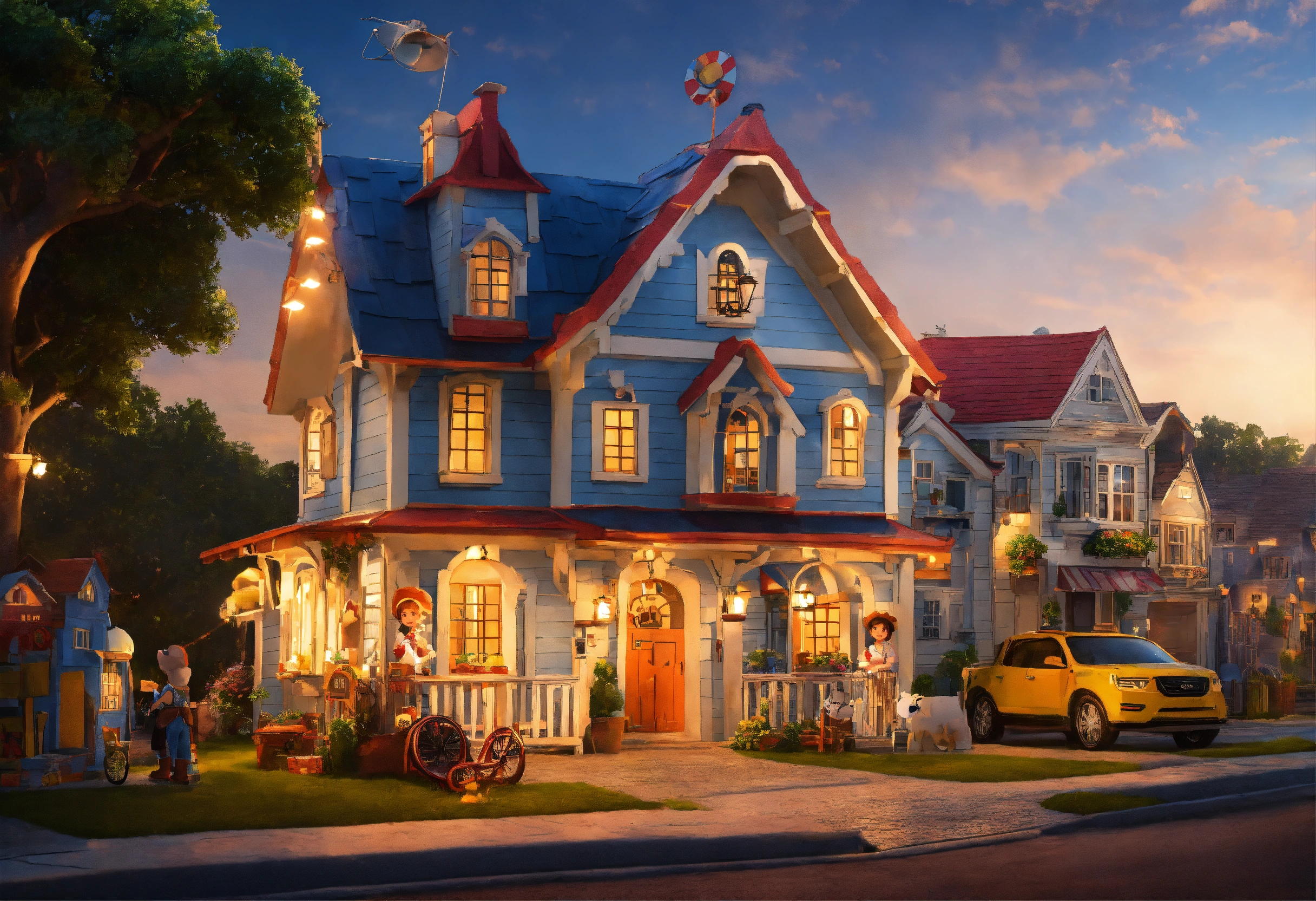 Lexica - Create a charming Disney-Pixar-style Toy Story poster. The ...