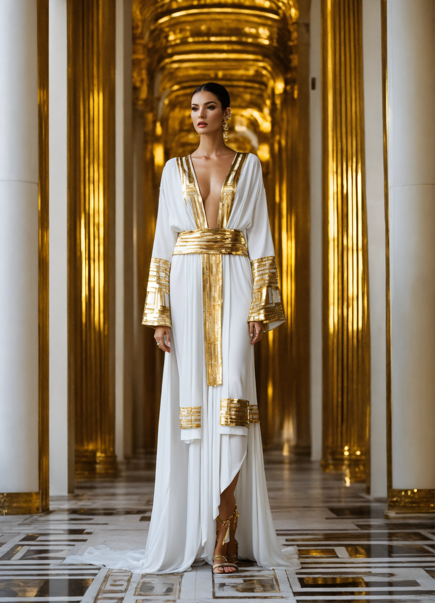 Lexica - César Style light white sllver-gold Greek special modern high ...