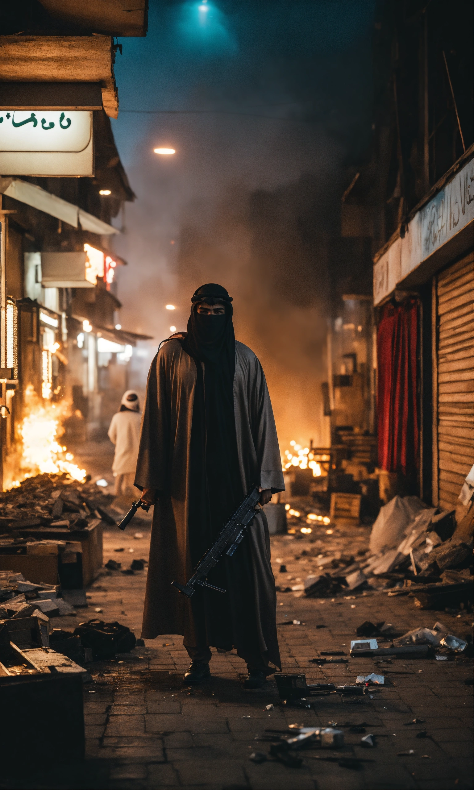 Lexica - Evil people destroying shops with weapons and stealing devices ...