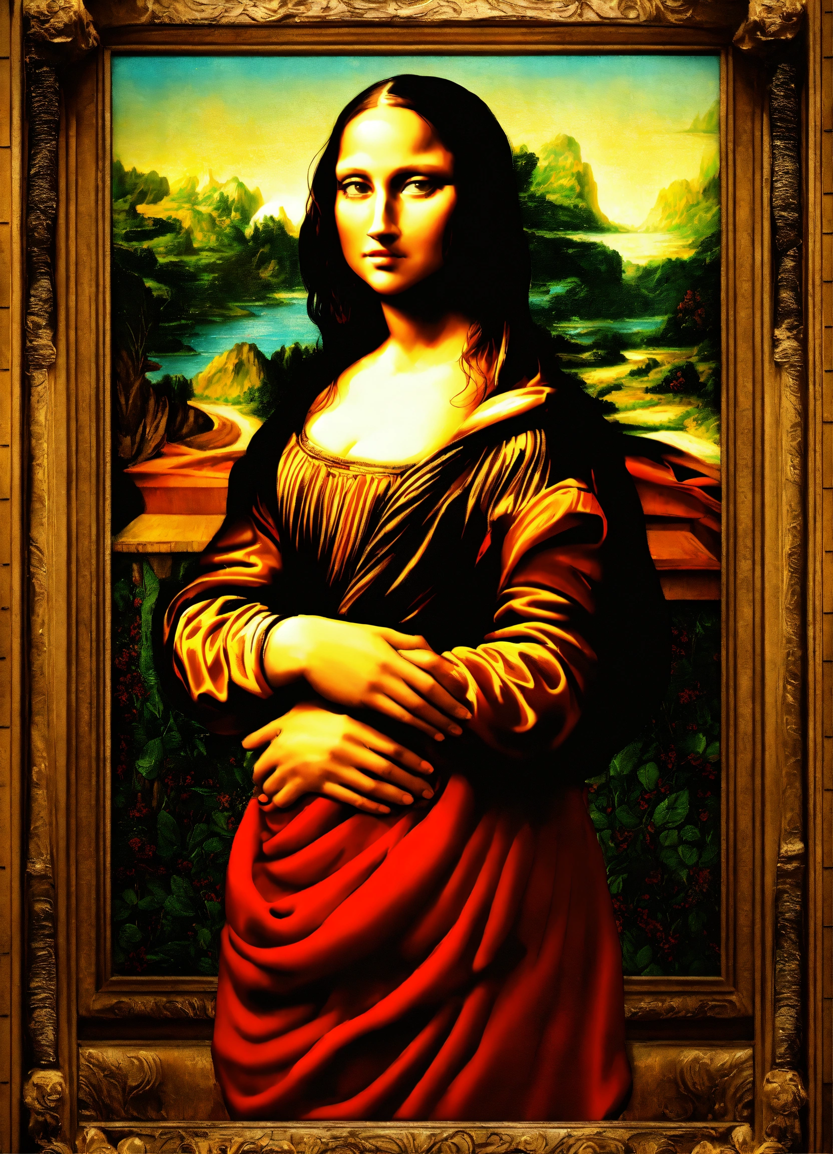 Lexica - Mona Lisa as a fitness modell, muscular, strong, full body ...