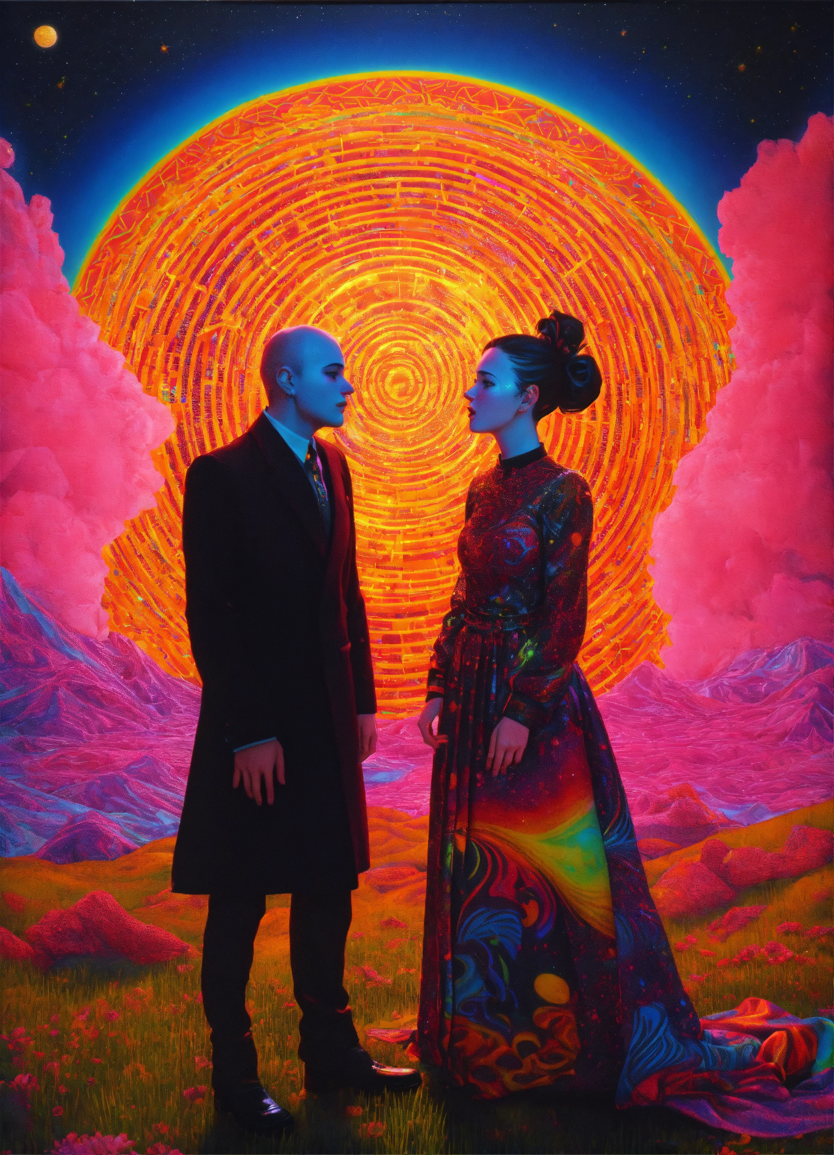 Lexica - Photorealistic 3D portrait of Gorgeous Goth emo Couple ...