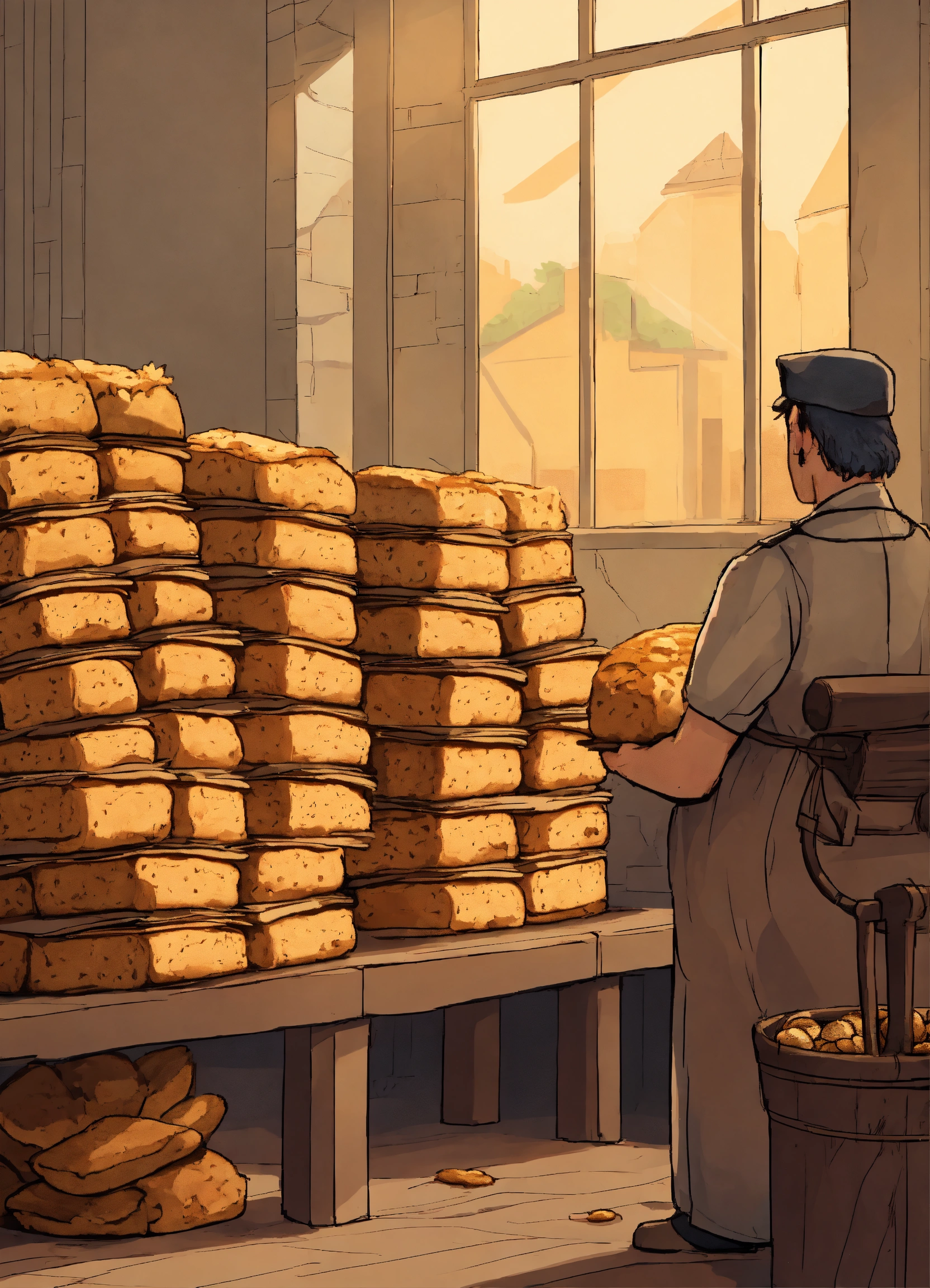 Lexica - The court distributed bread rations to the accused who would ...