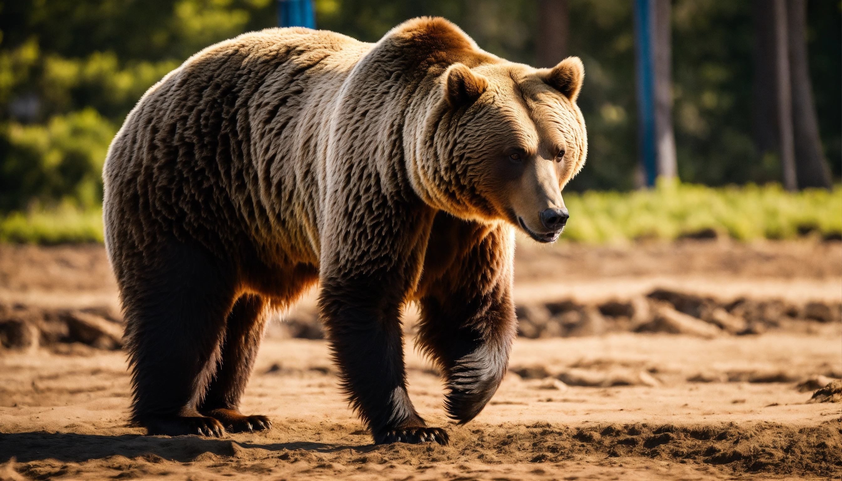 Lexica - Grizzly bear in the ring, professional wresting, best quality ...