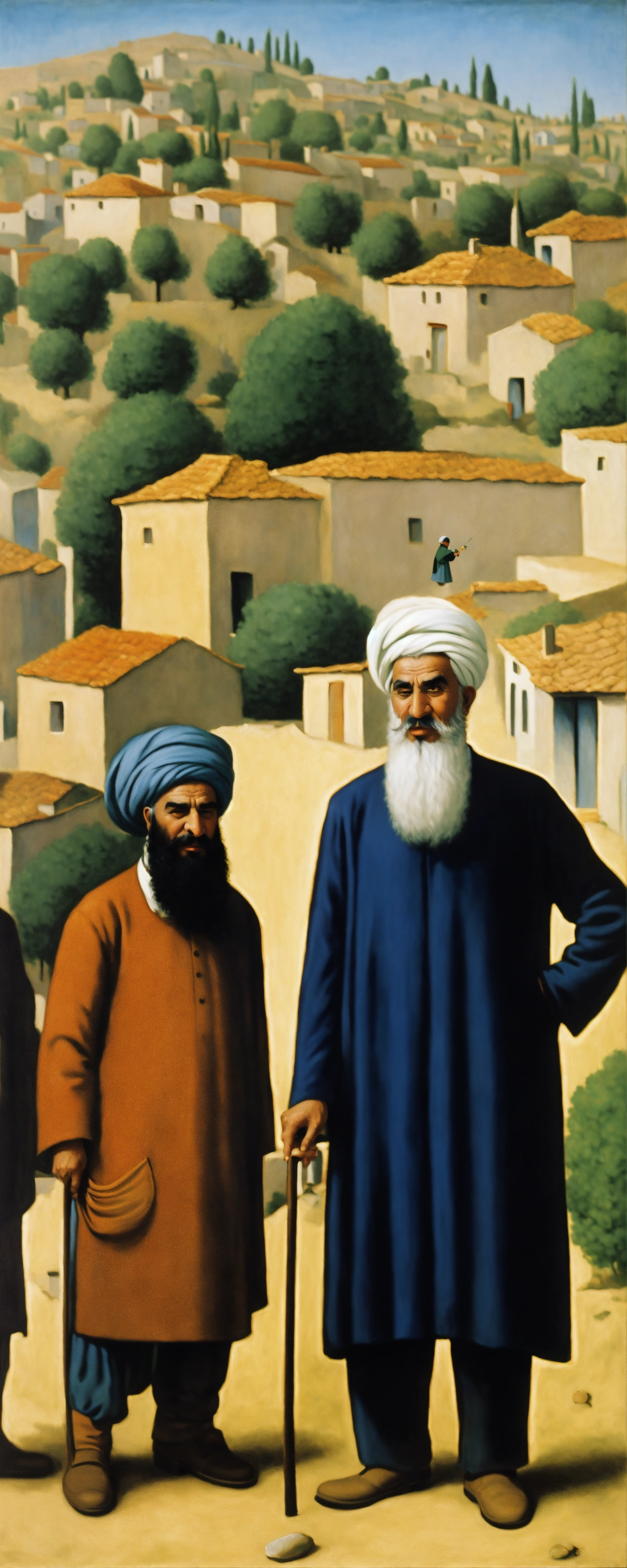 Lexica - Comedy cartoonish character Mullah Nasruddin with his funny ...