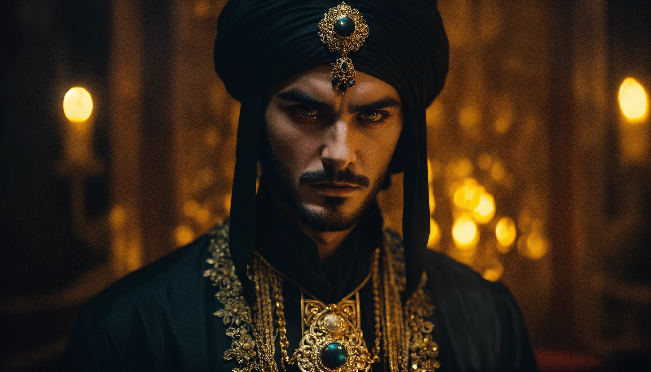 Lexica - Dark, mysterious and dramatic portrait of a young handsome ...