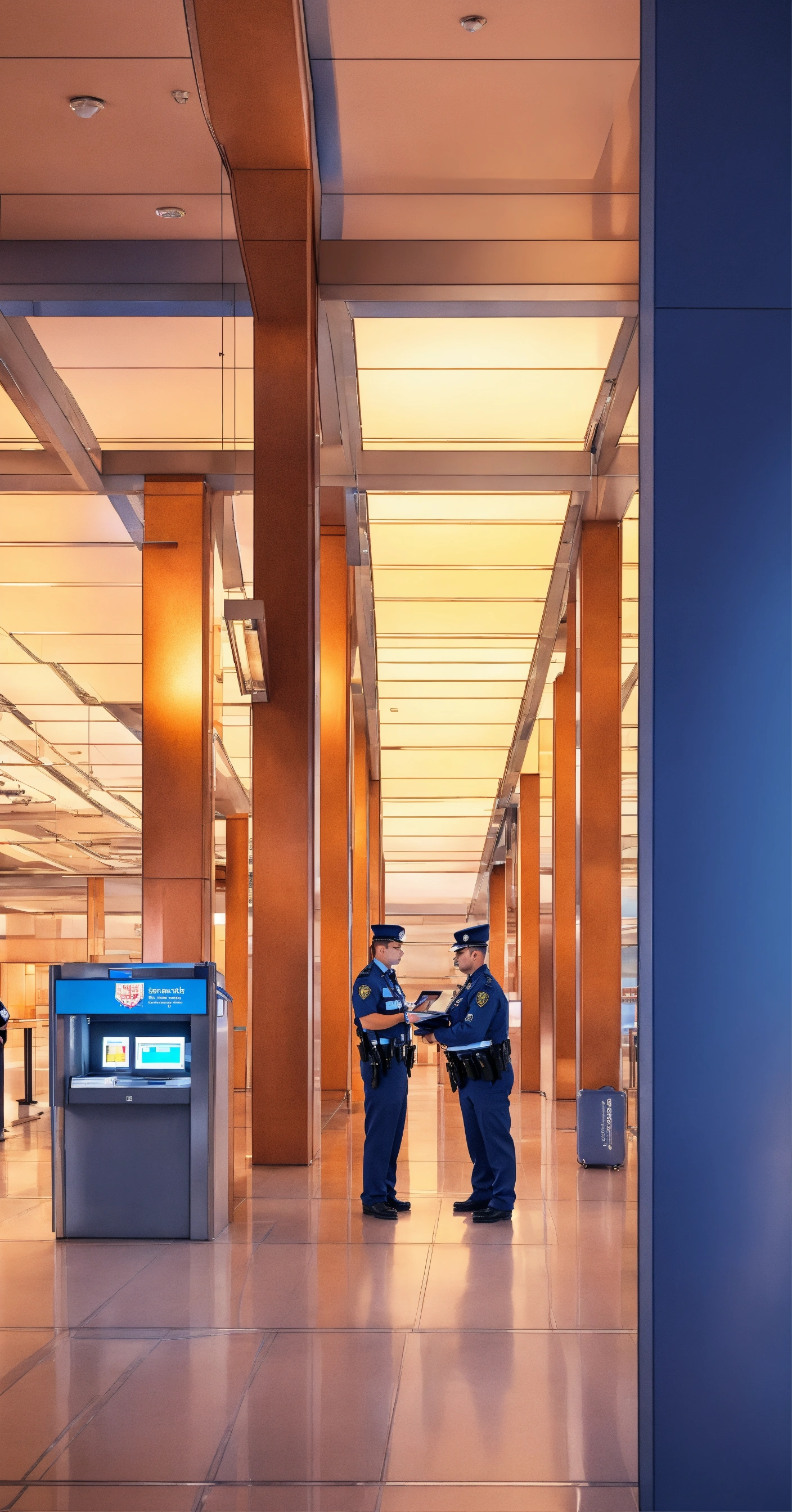 Lexica - Security officers strictly check visitors' bags and electronic ...