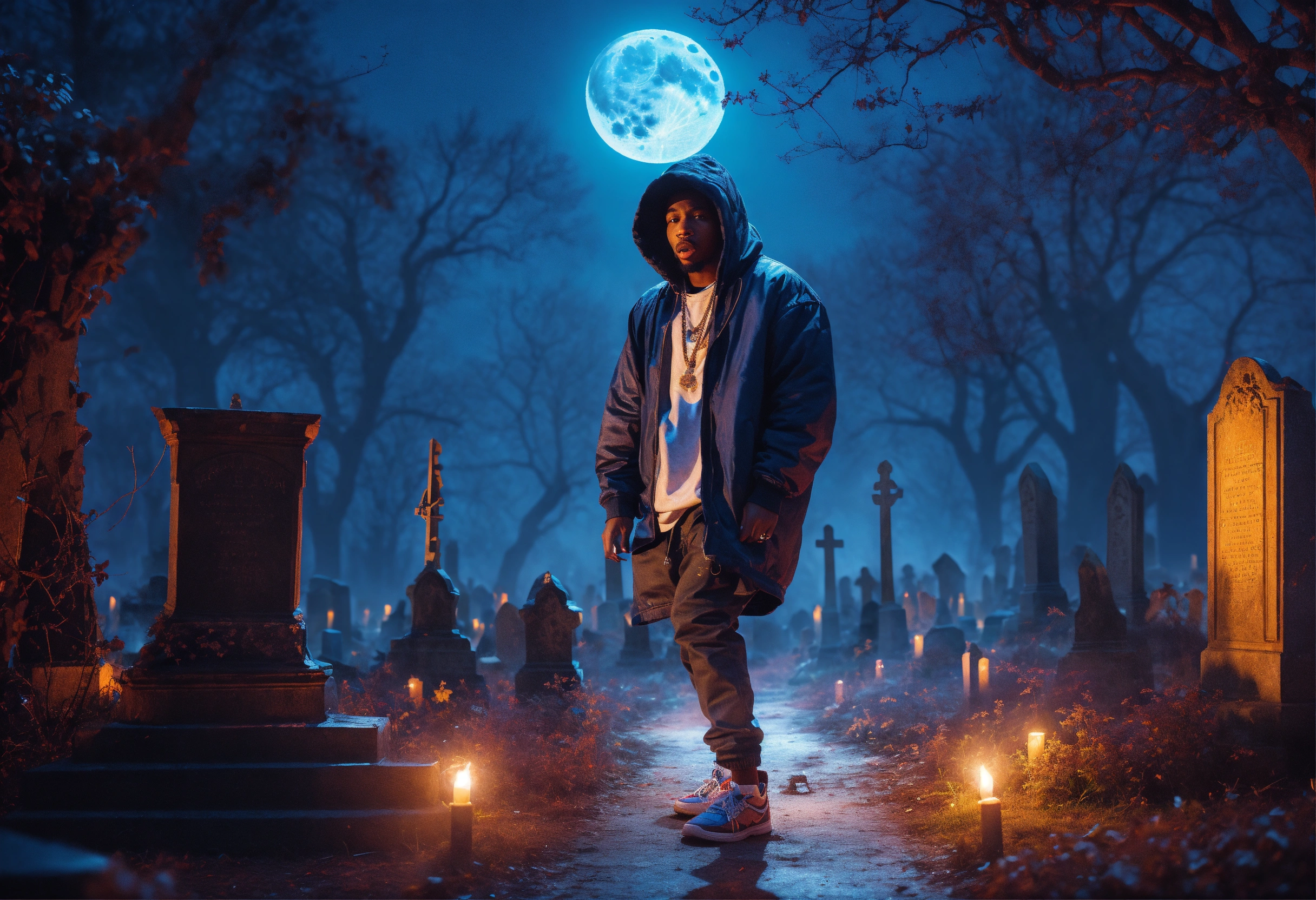 Lexica - A funky rapper is dropping dope rhymes in a haunted graveyard ...