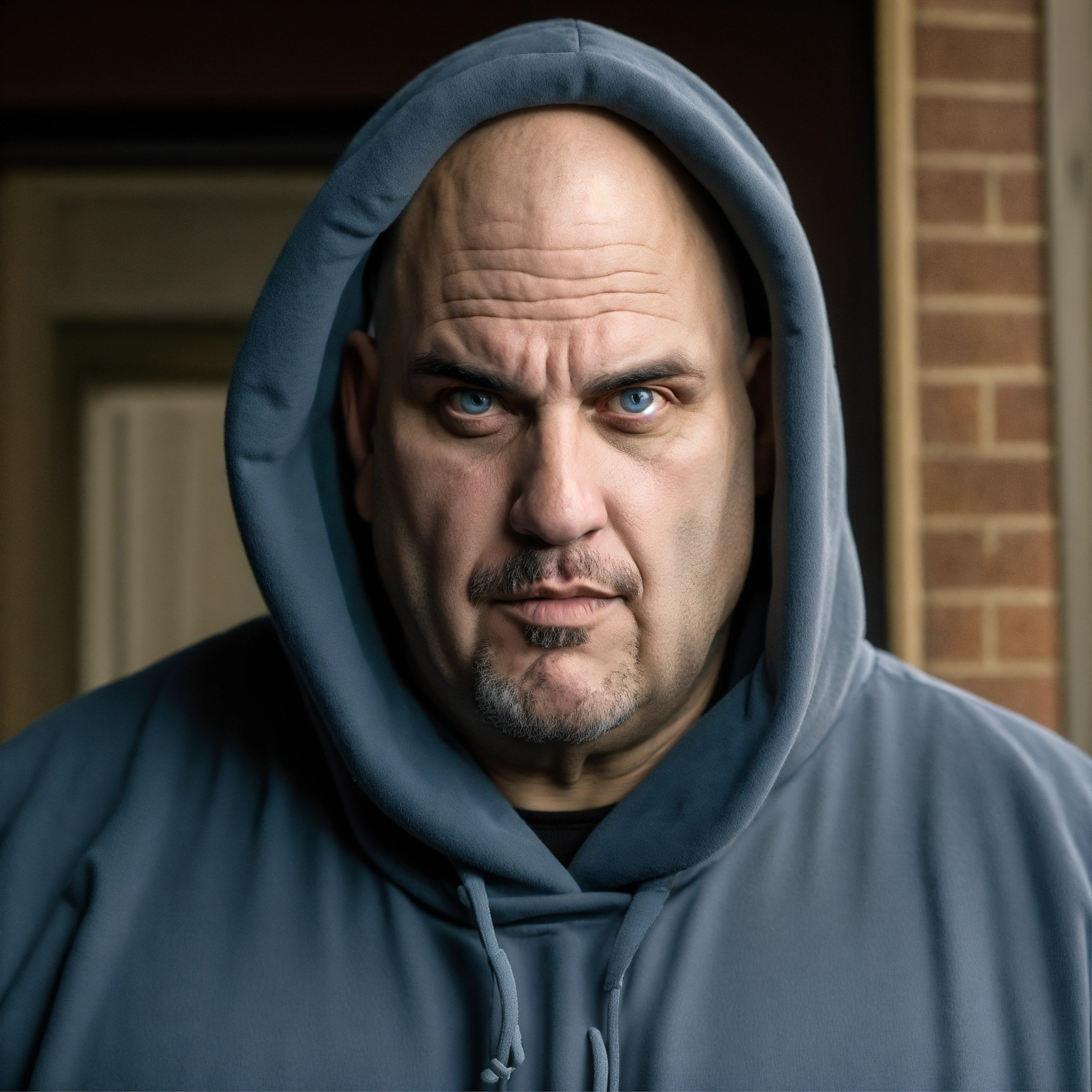 Lexica - UNCLE FESTER JOHN FETTERMAN WEARING A HOODIE OVER HIS HEAD ...