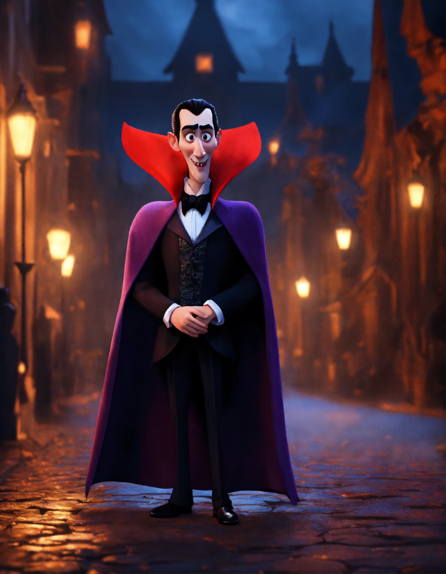 Lexica - Very cute pixar characters of Count Dracula, full portrait ...