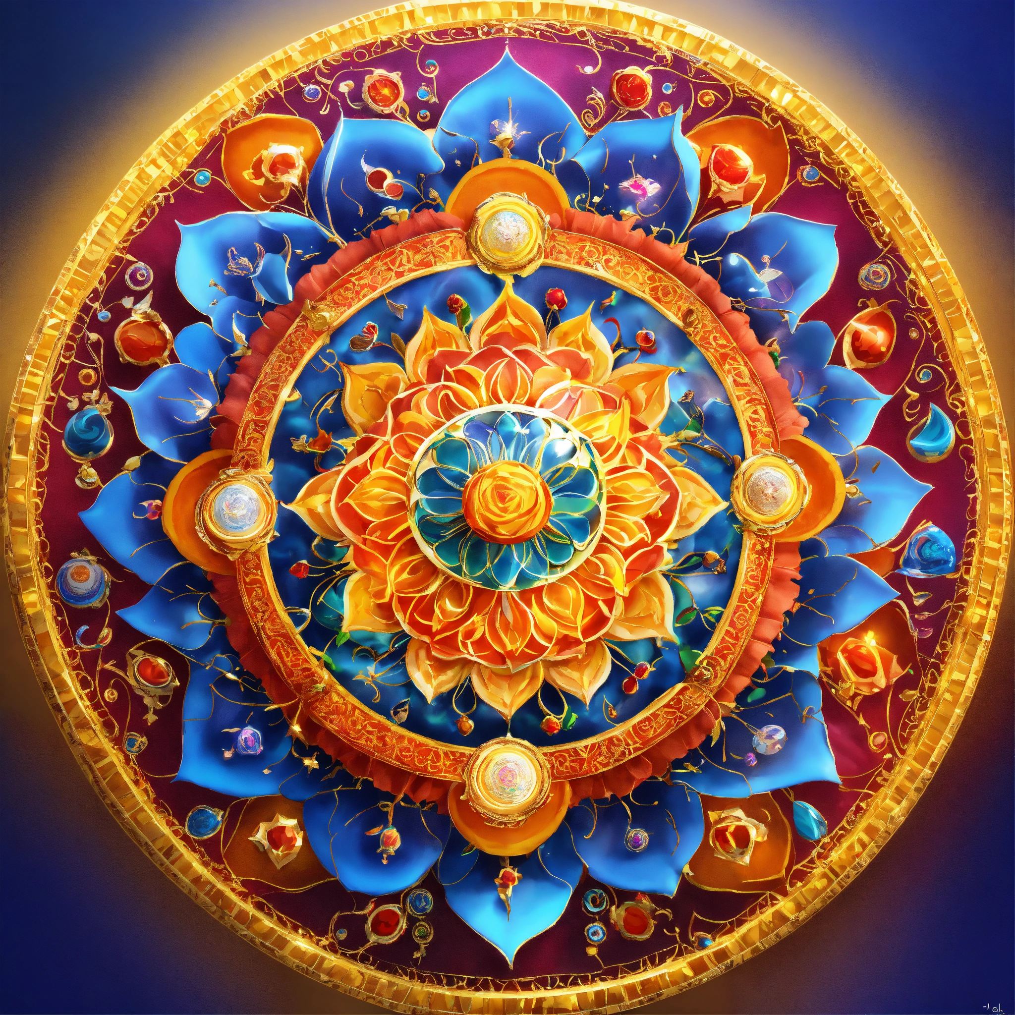 Lexica - Mandala, mandala, Mandala with multiples planets, clouds ...