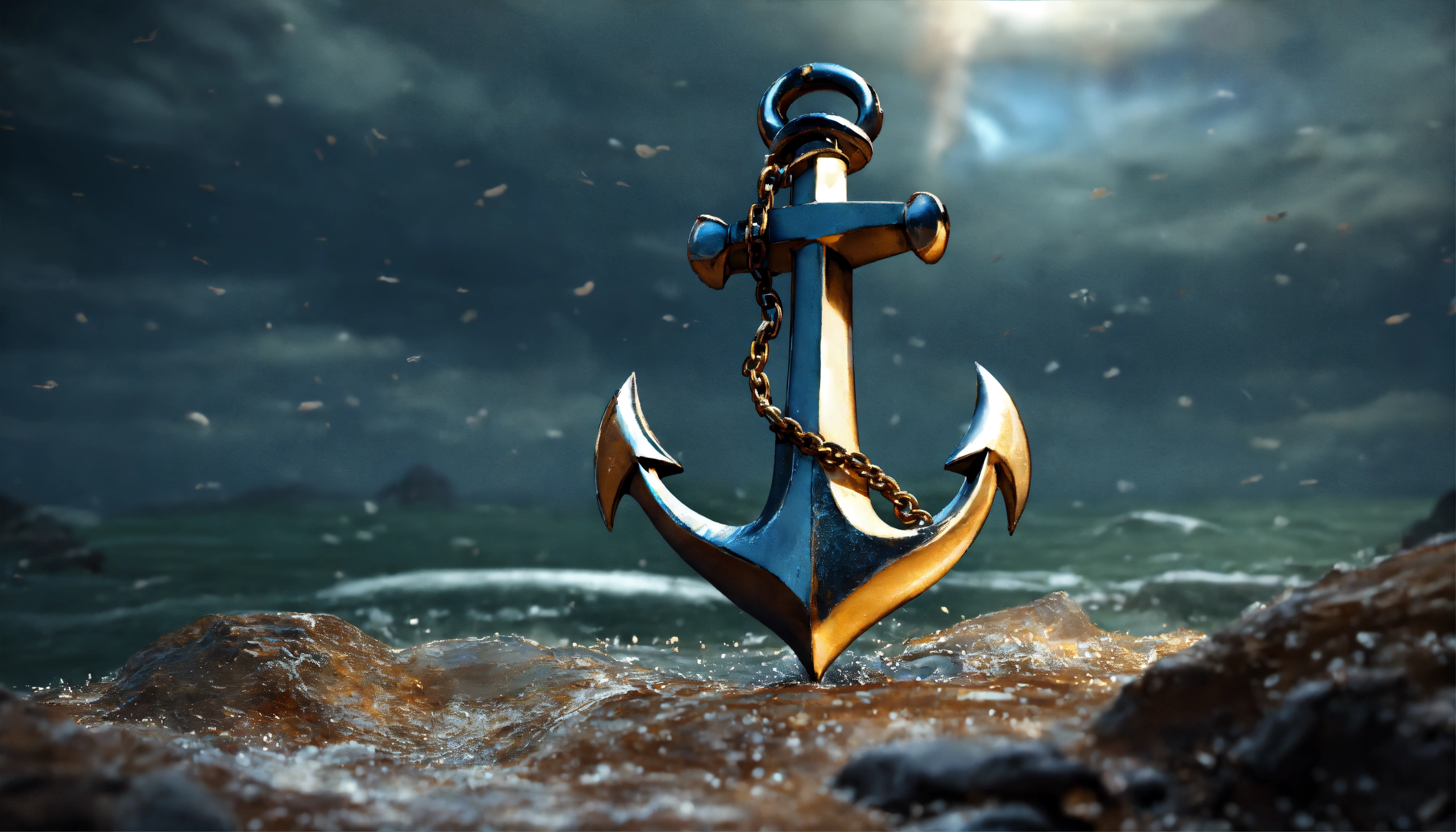 Lexica - Solid anchor in the middle of a whirlwind, realistic, well ...