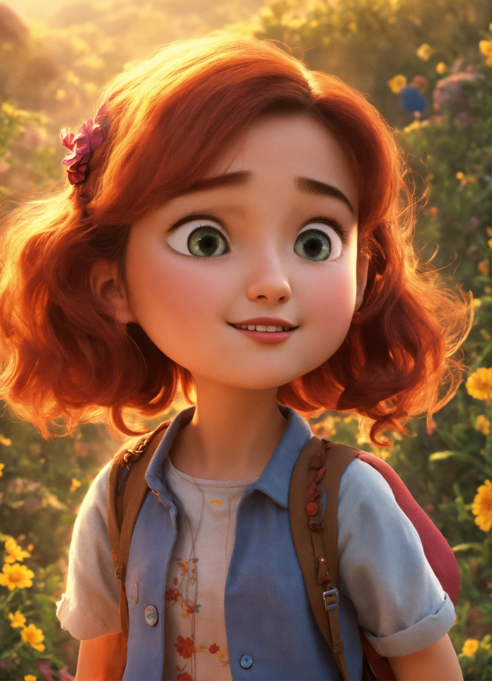 Lexica - Animation movie charachters girl