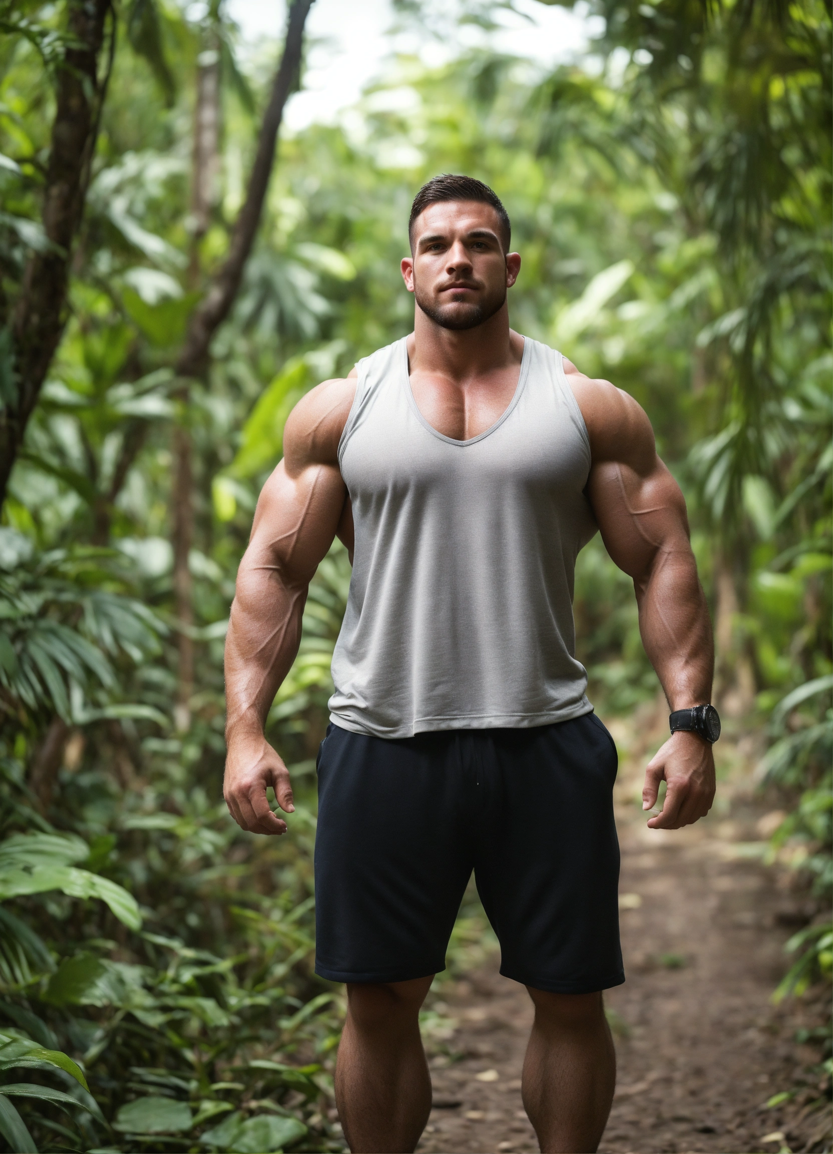 Lexica - 30-year-old man with big muscles, big bodybuilder, English ...