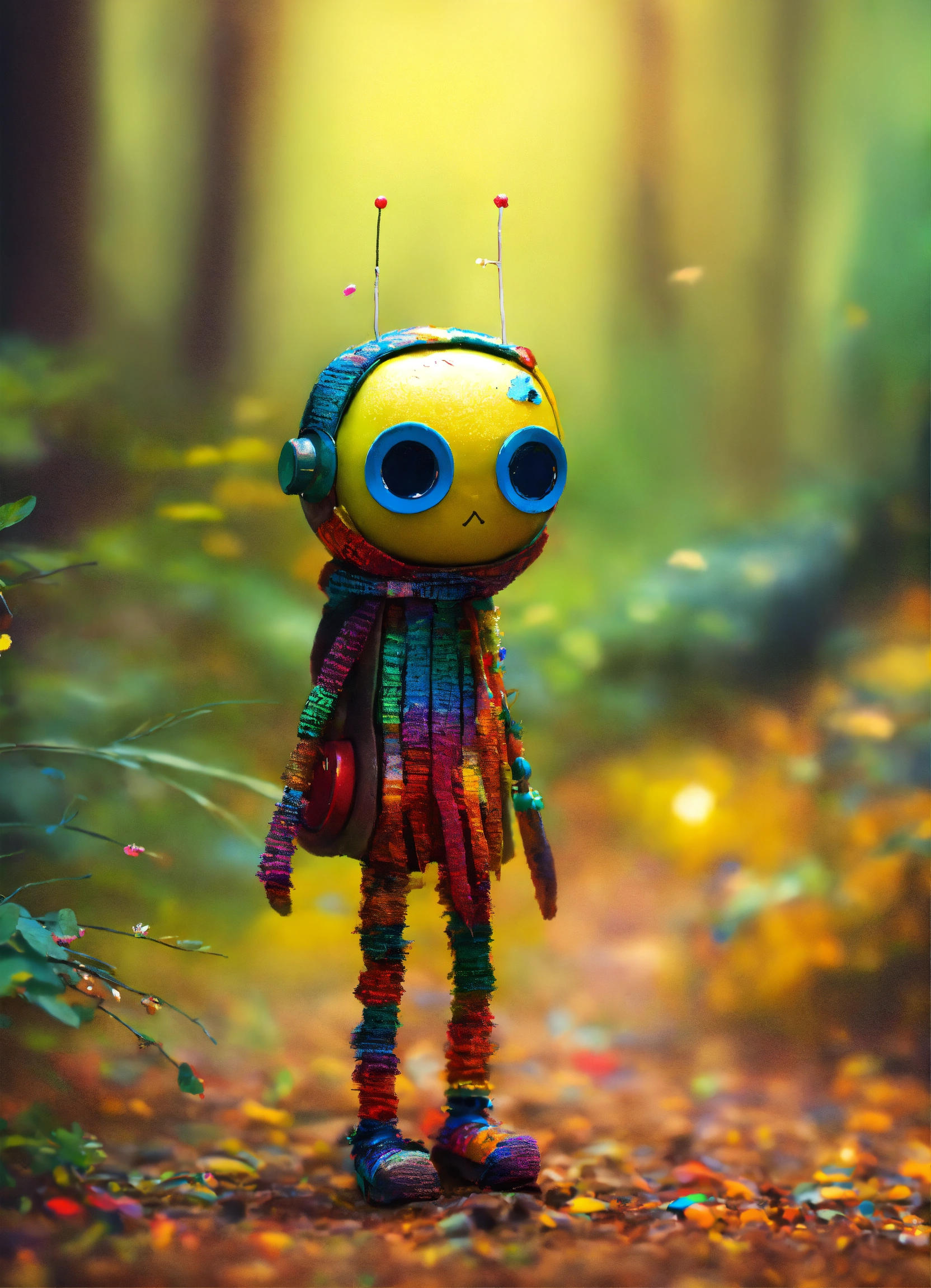 Lexica - Cute colorful small stick man