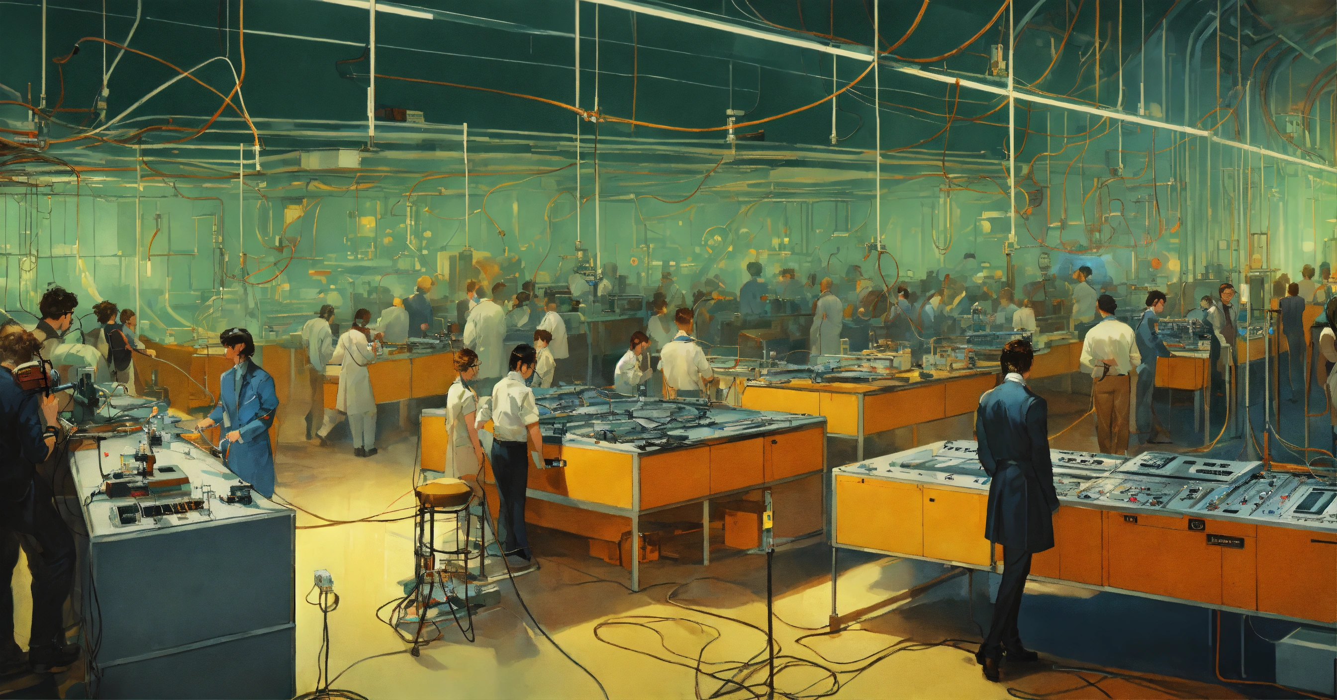 Lexica - Large view photography of a techno retro futurist party, in a ...