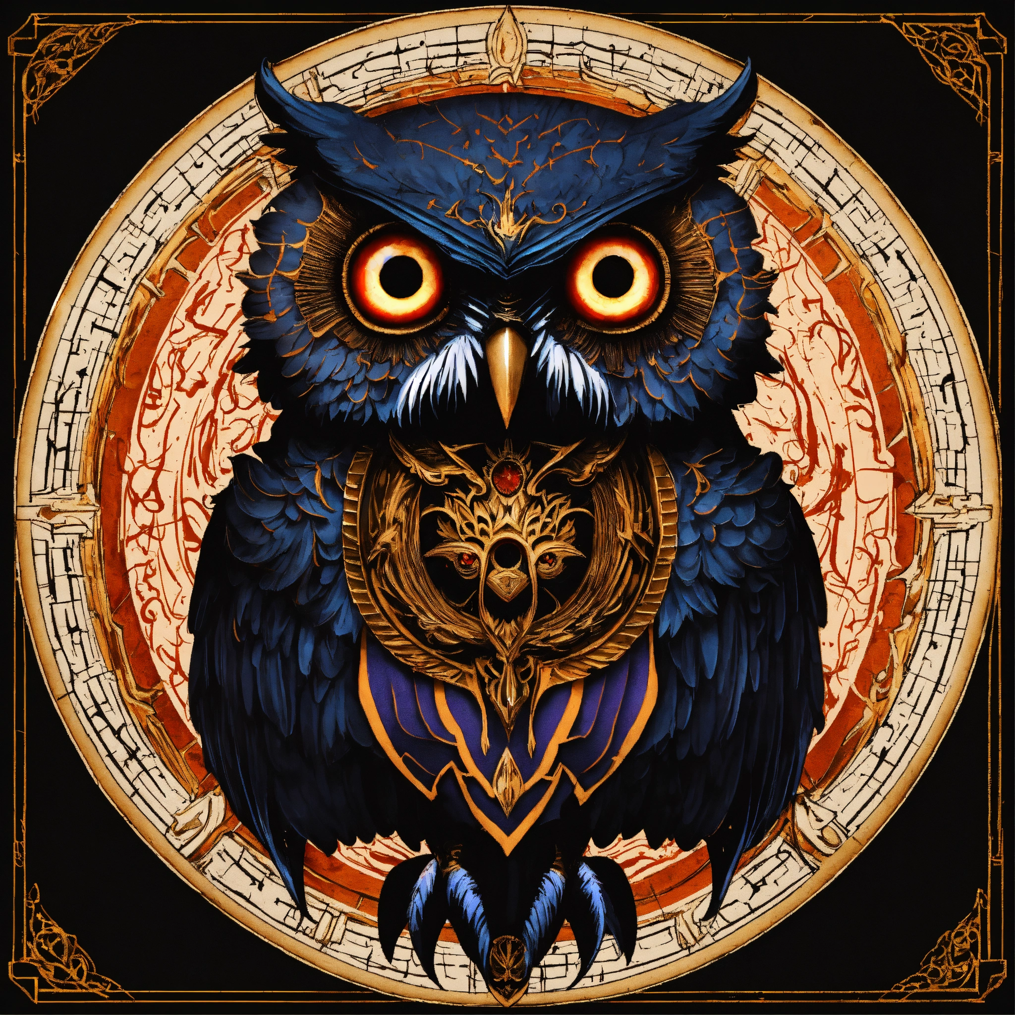 Lexica - Evil Demonic Digital Owl God Head, hyper advanced occultic ...