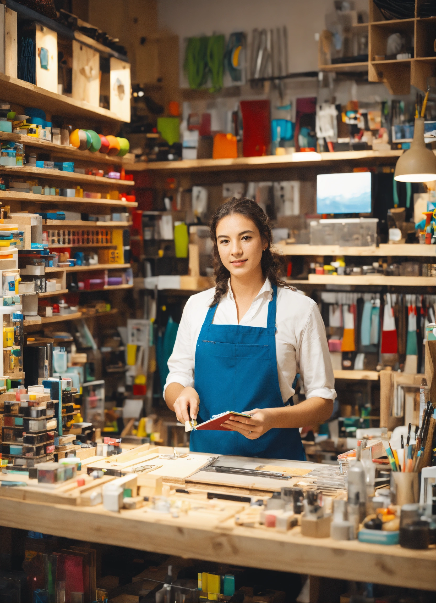 Lexica - DIY sales assistant in a 3D art DIY shop