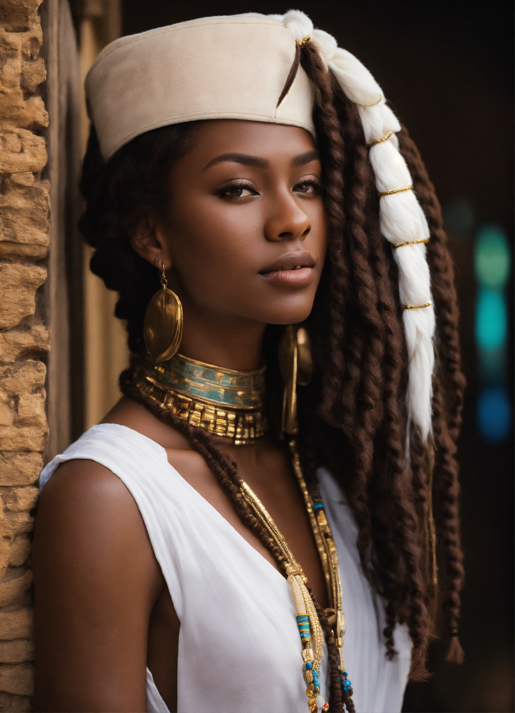 Lexica - Handsome chocolate Egyptian with long neat loc’s. Smooth skin ...