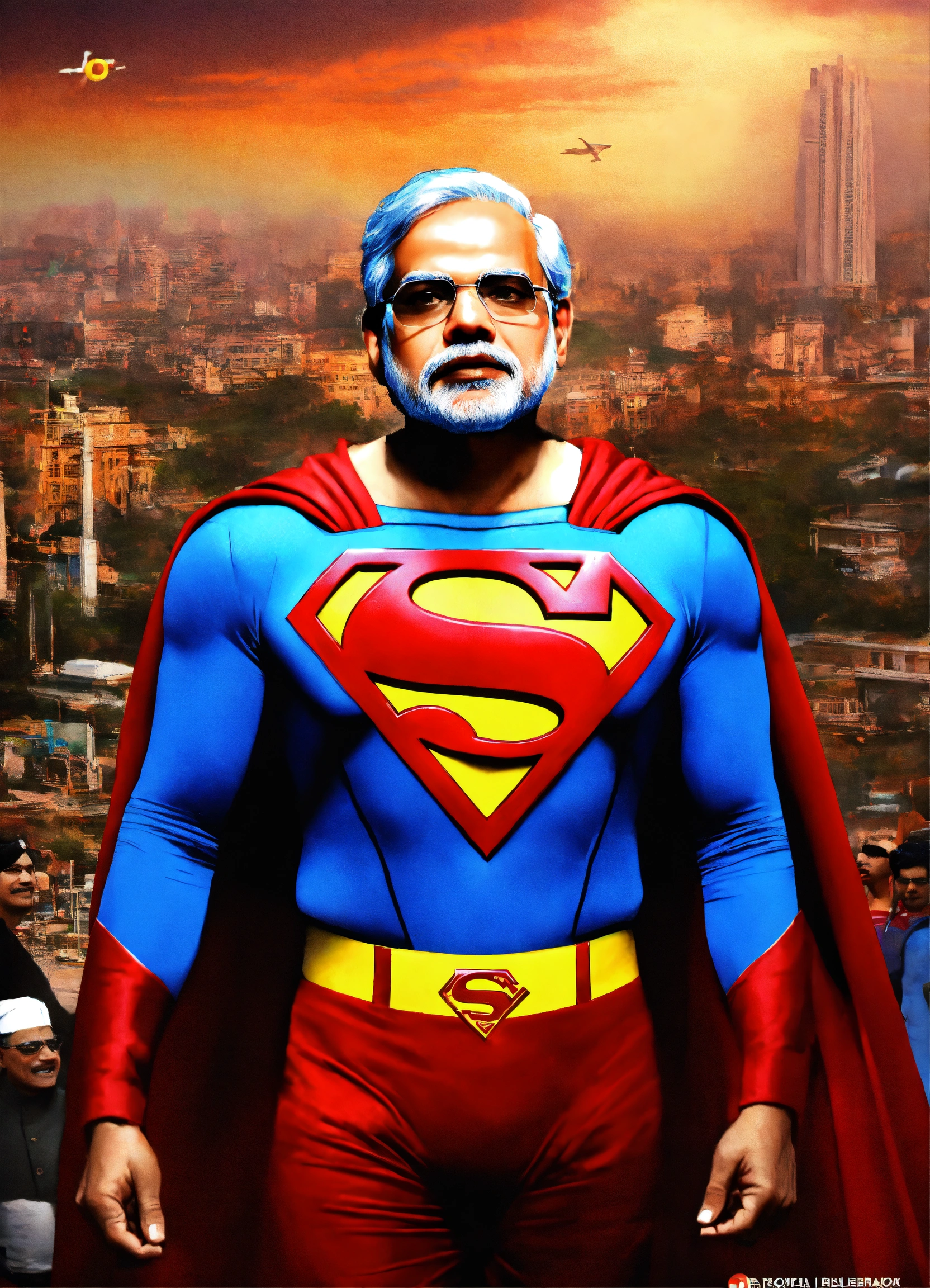Lexica - Modiji as Superman
