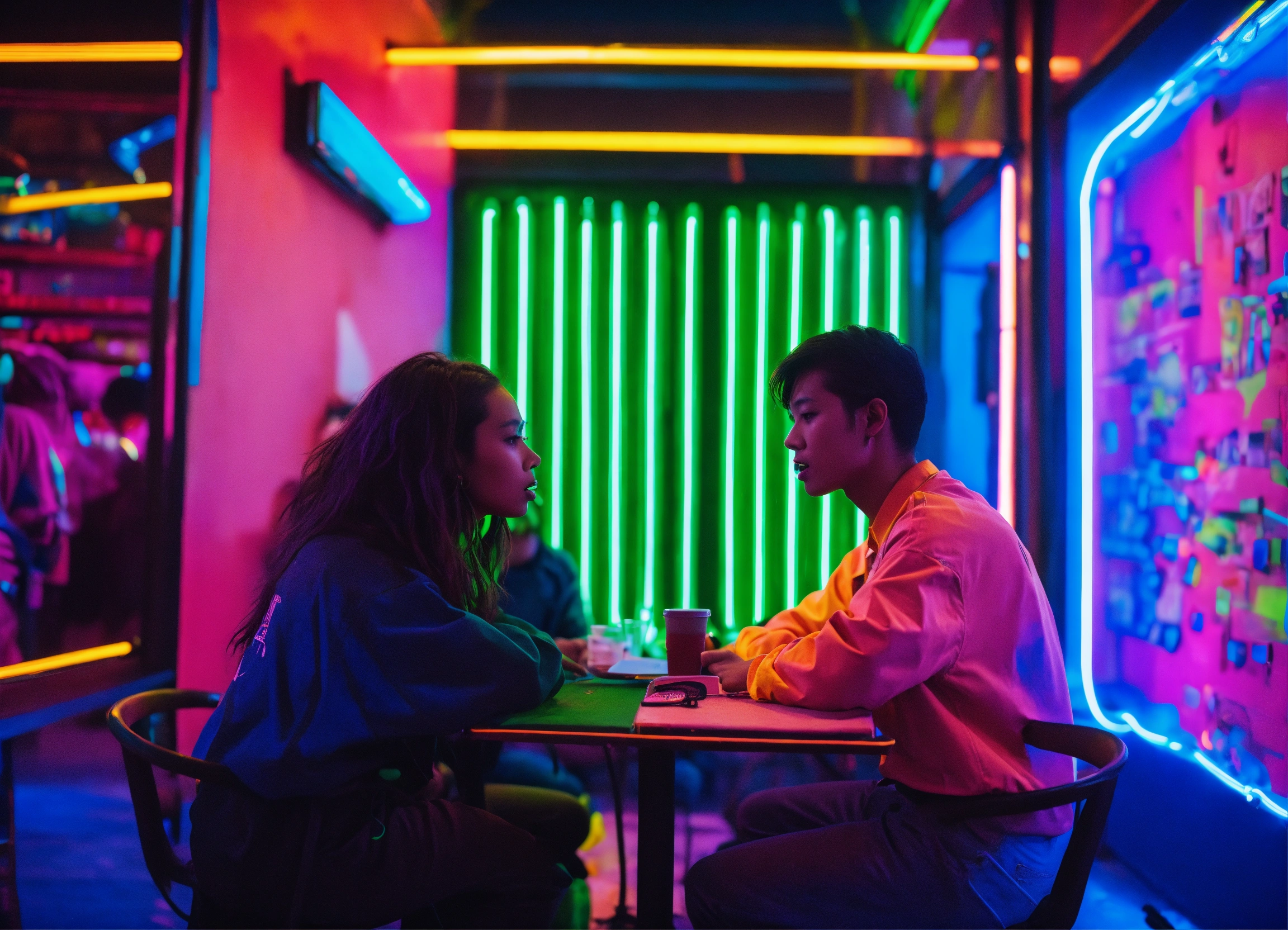 Lexica - A person speaking another language to another person in an ...