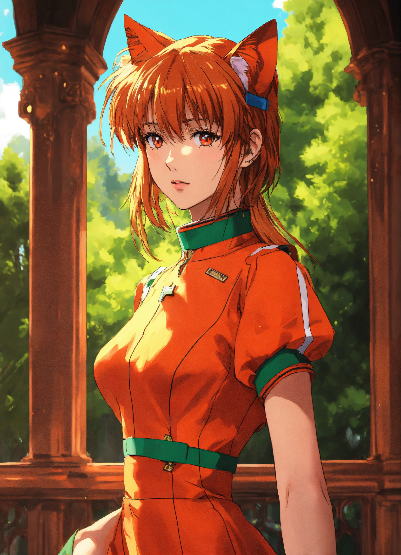 Lexica - Anime art of a Asuka from Neon Genesis Evangelion, young ...