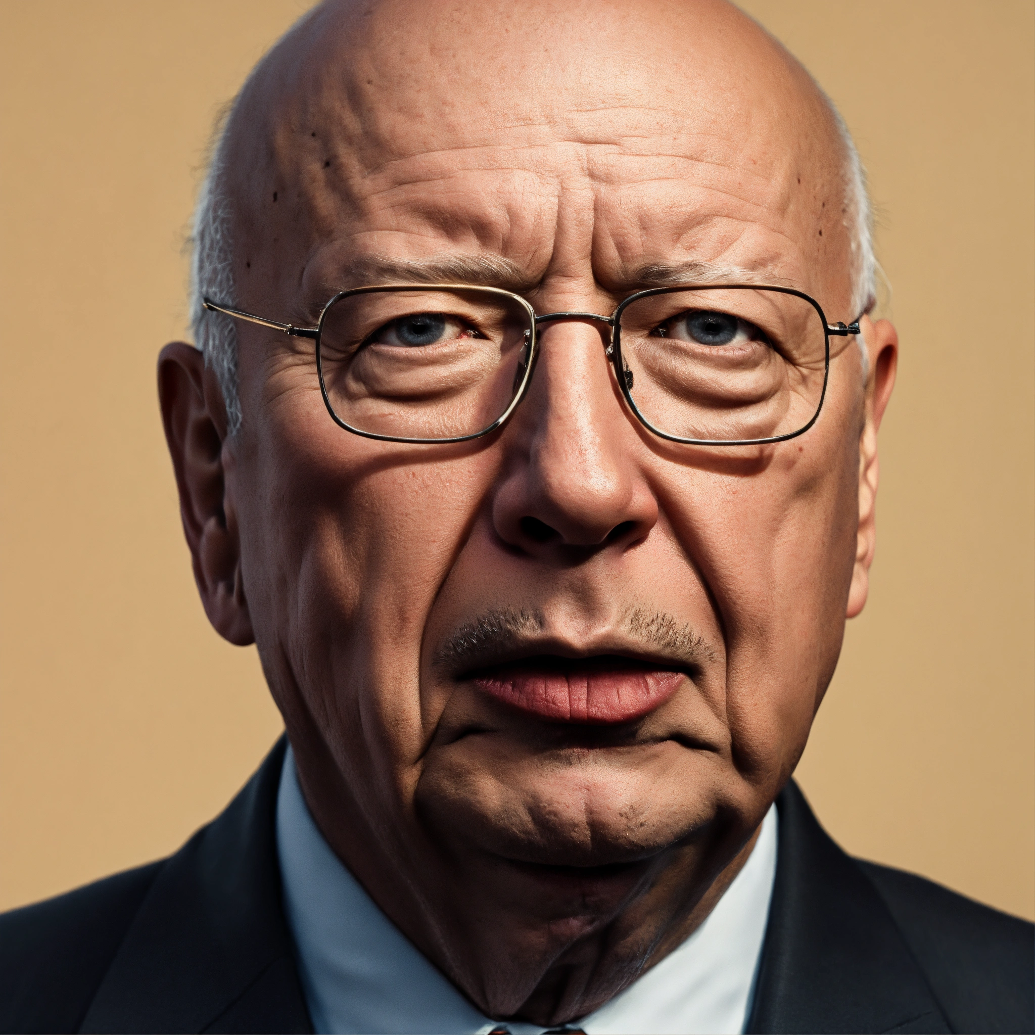 Lexica - VERY OLD KLAUS SCHWAB, POINTED UPPER LIP, DROOPY EYES, CLOSED ...