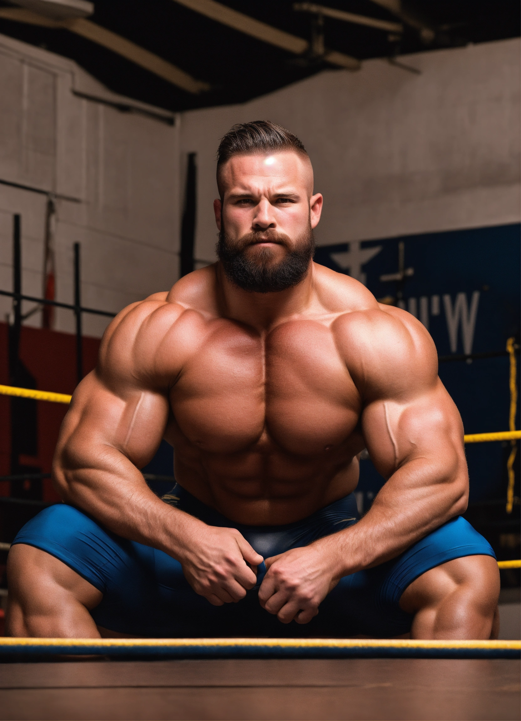 Lexica - 30-year-old wrestler with big muscles