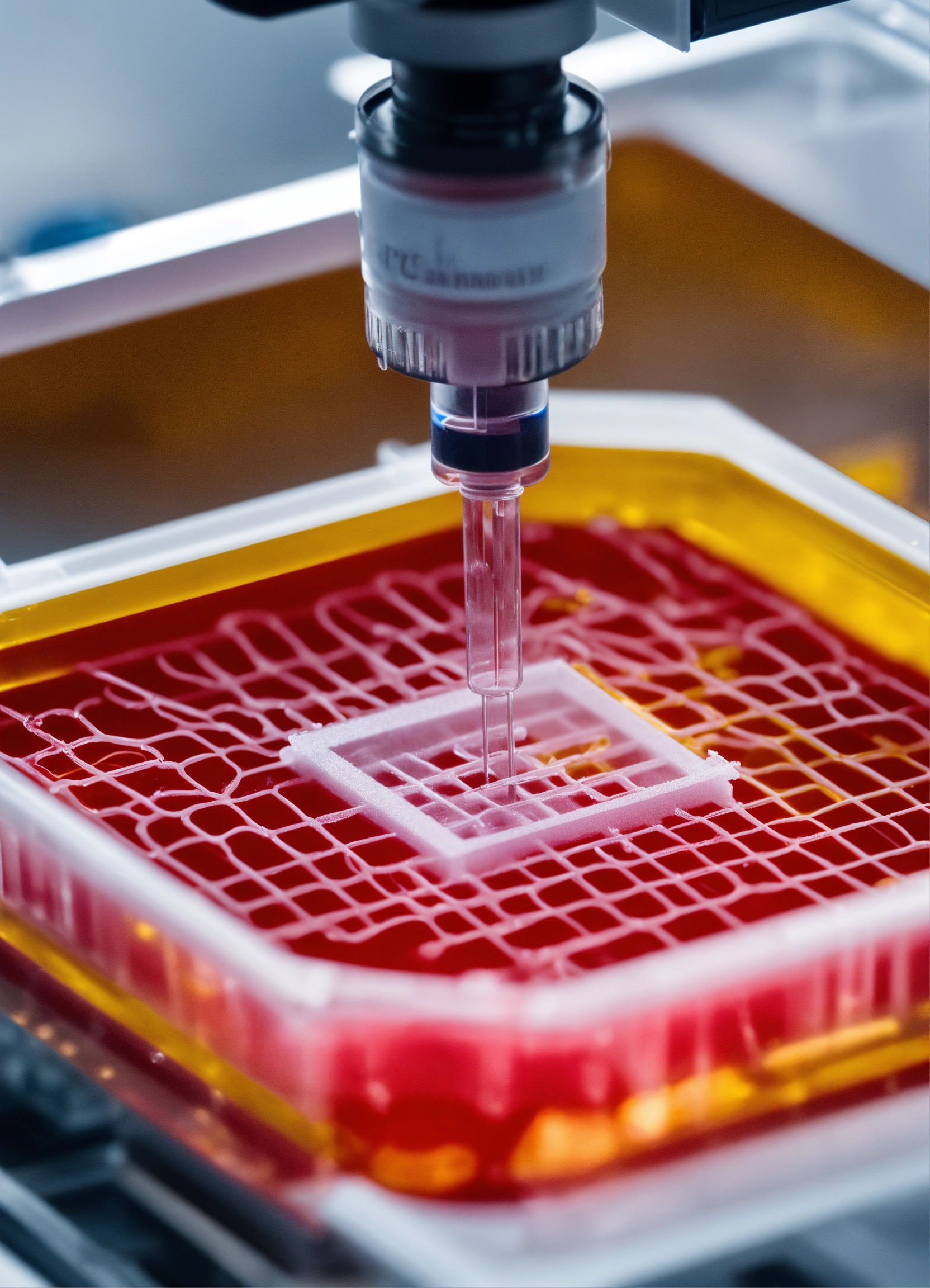 Lexica - 3d bioprinting of single fine channles in white mass with ...