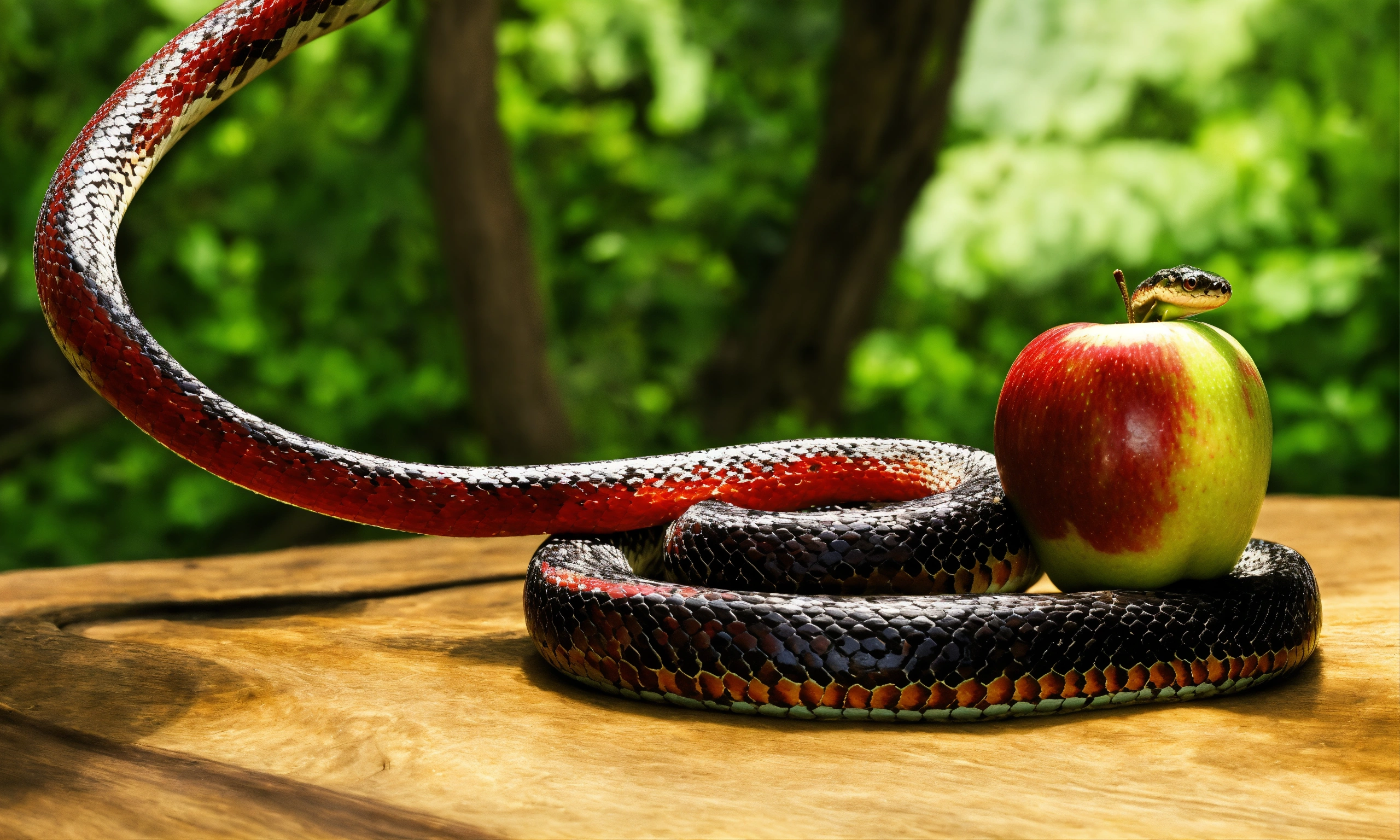 Lexica - Snake around the apple ,sin