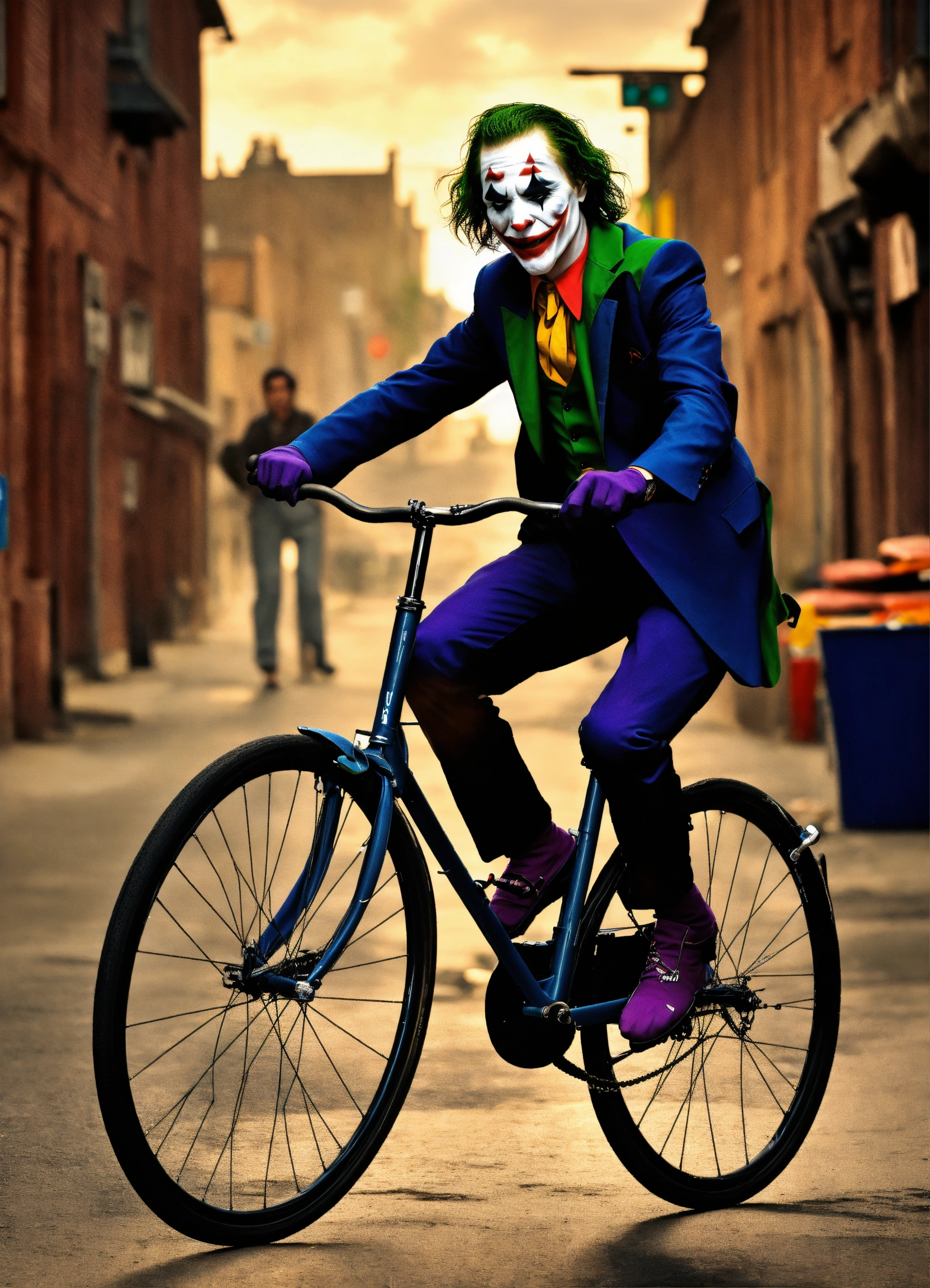 Lexica - Joker riding bicycle