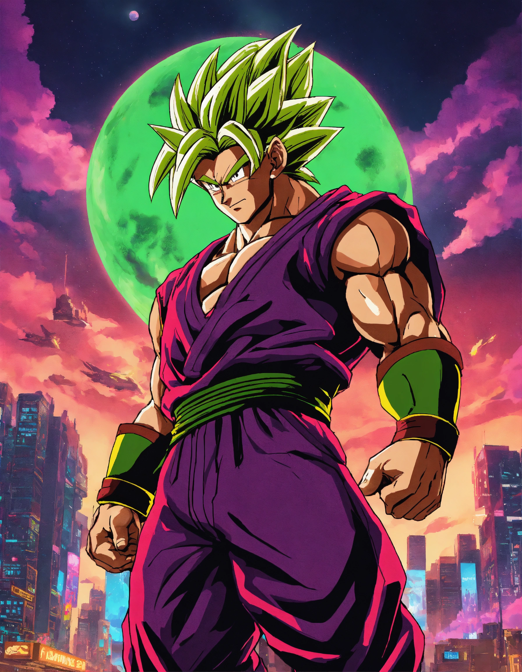 Lexica - Create a modern-day, humanized Broly by blending the style of ...