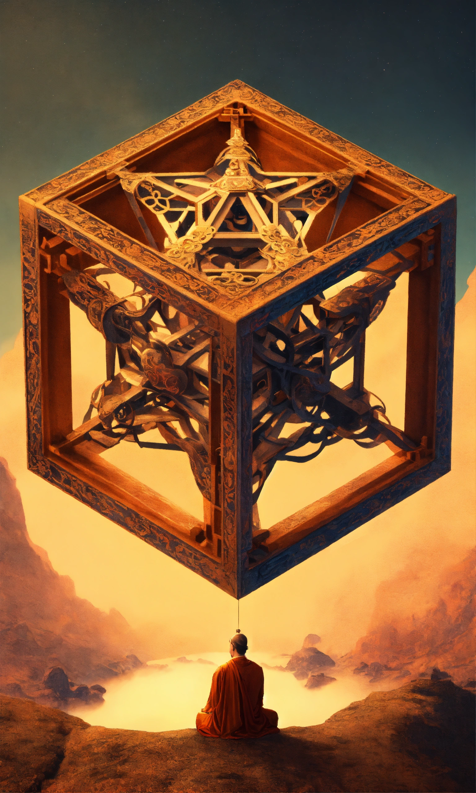 Lexica - Taoist monk octopus tesseract body fractal three point ...