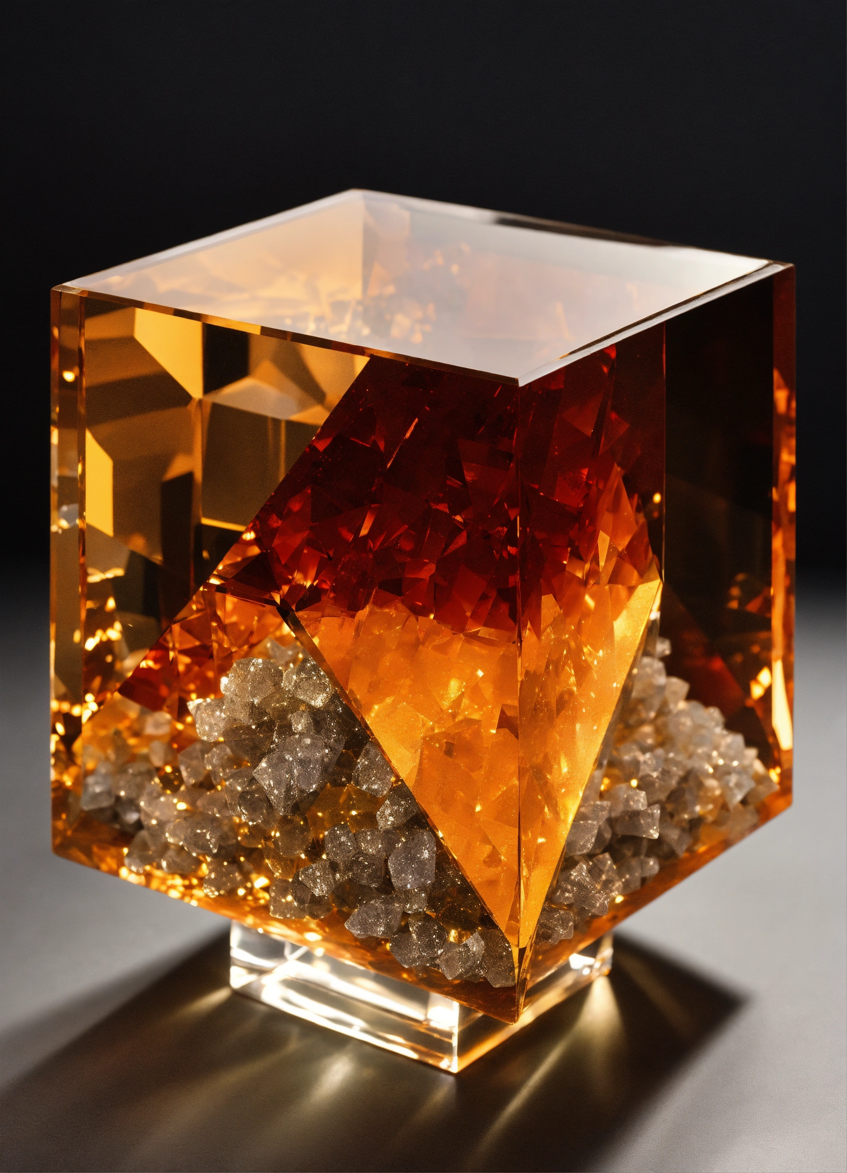 Lexica - Pine Onyx Sunset jet interior furry champaign plexiglass glass ...