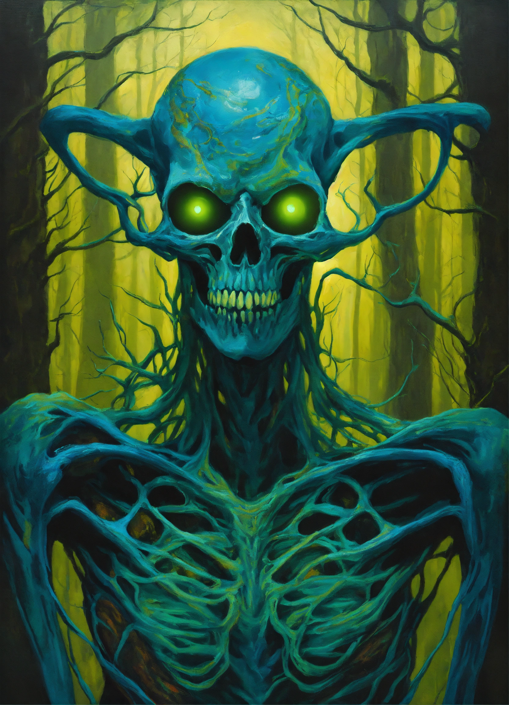 Lexica - A sinisterly glowing entity emerges from the depths of a pitch ...