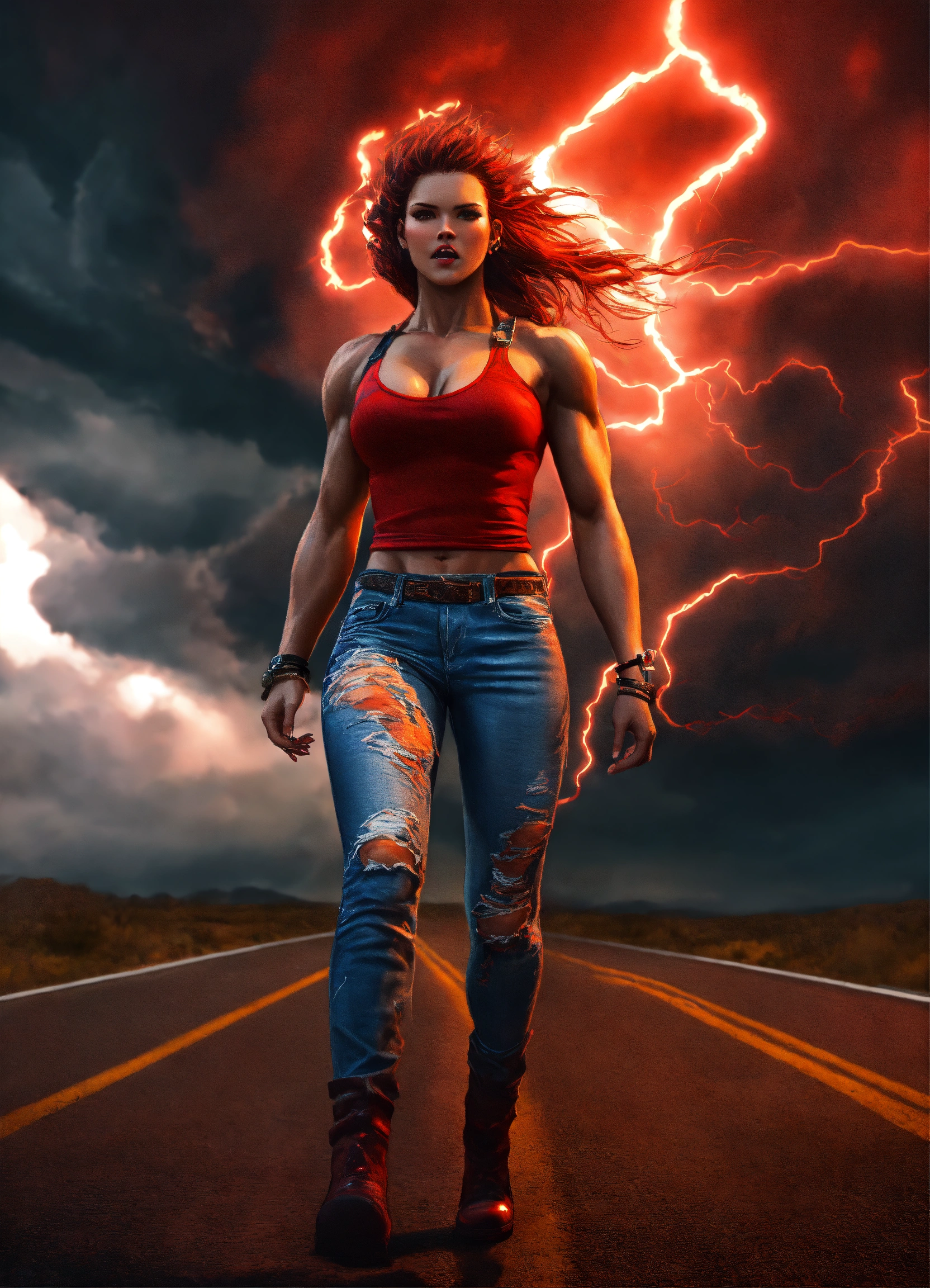 Lexica - Full body seven foot evil female scaly god monster, attractive ...