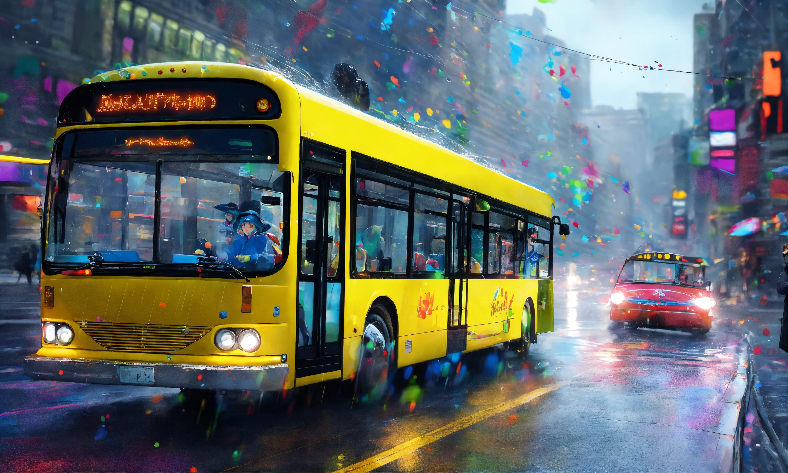 Lexica - "Create an image that captures the cheerful moment when the ...