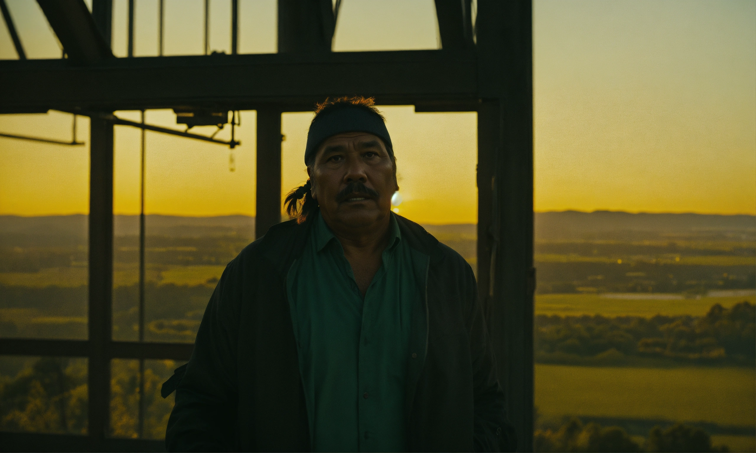 Lexica - Scared unique expressive middle-aged fire tower lookout man ...