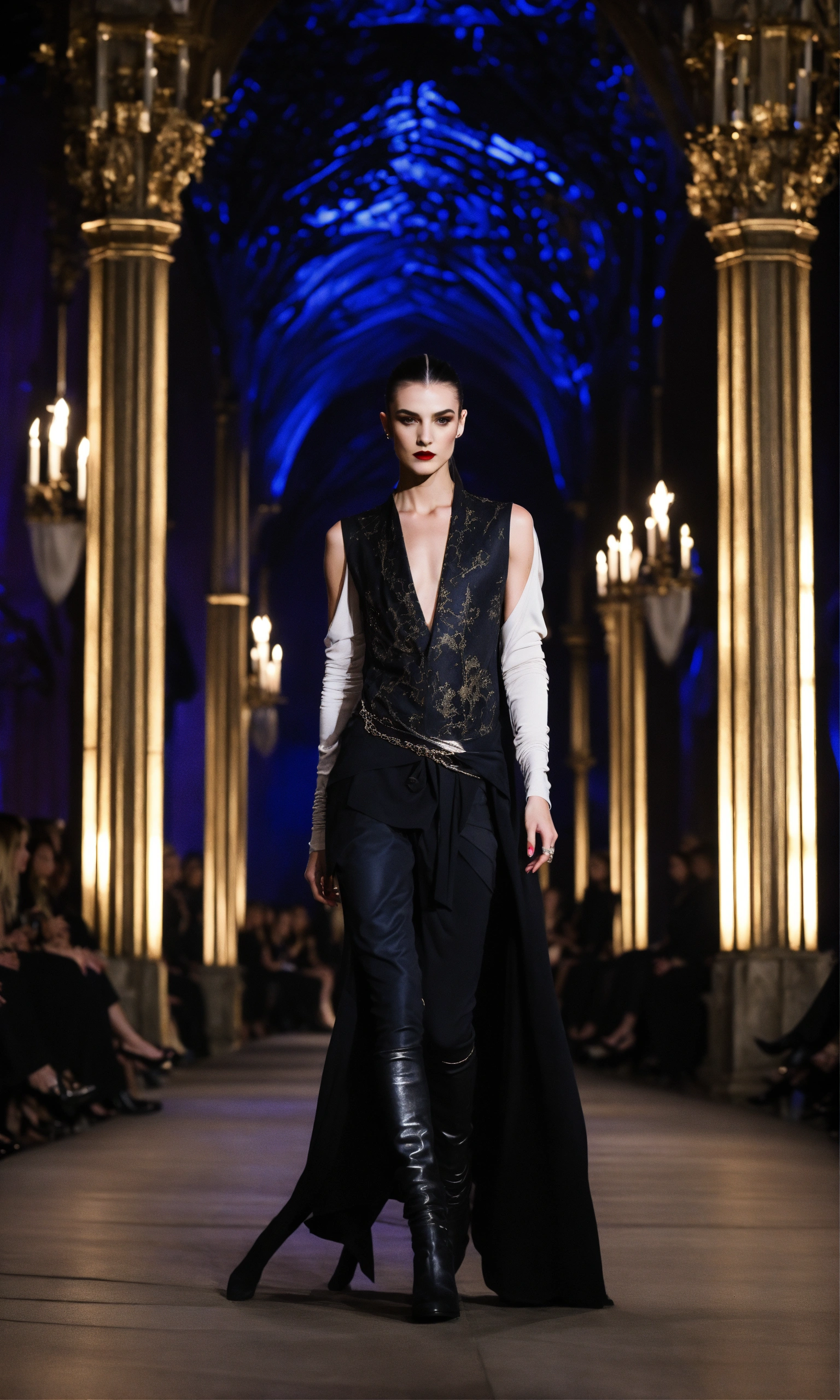 Lexica - Lothlorien androgynous royal vampire walking runway during ...