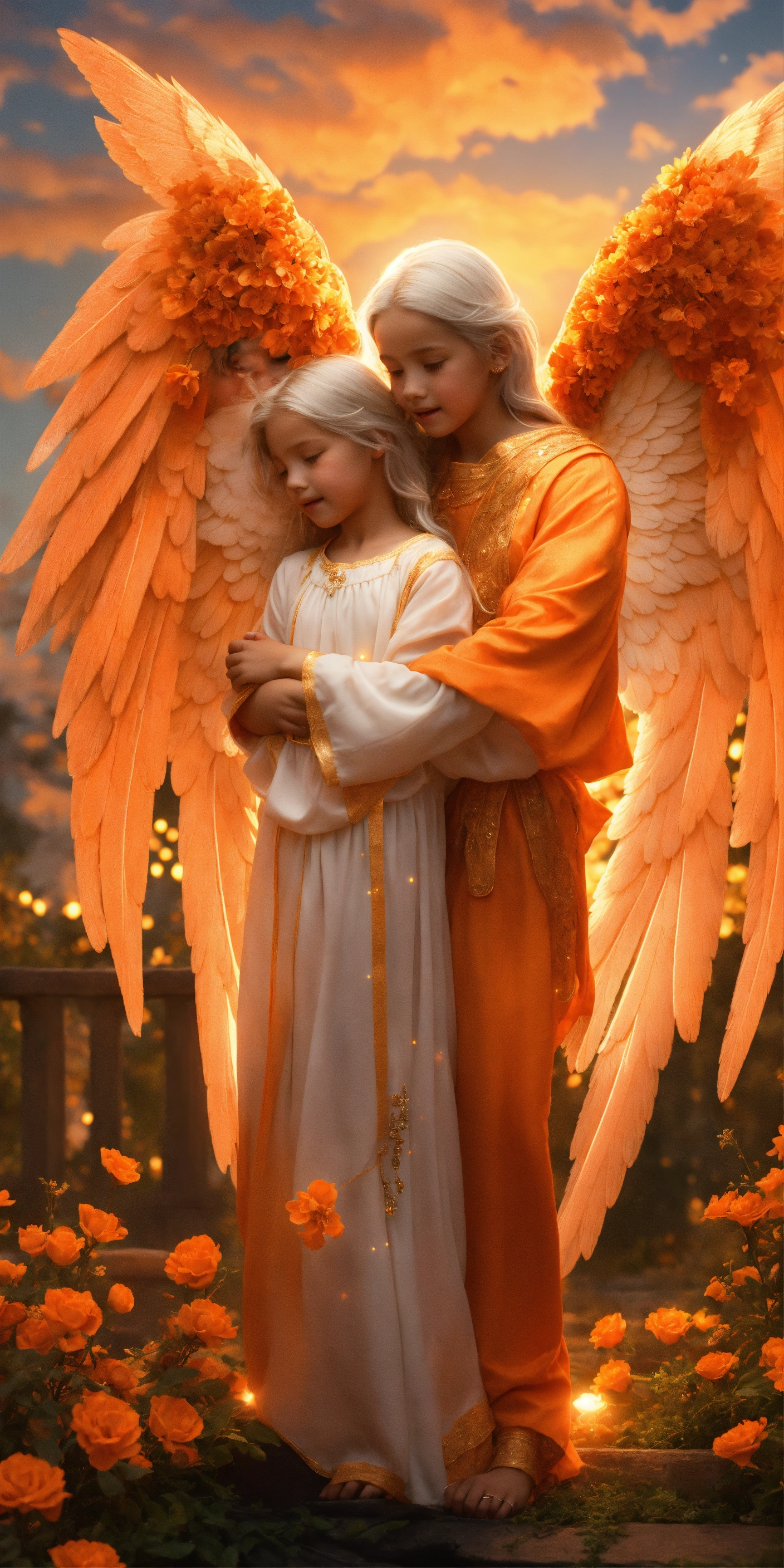 Lexica - 2 Guardian Angels, one is a boy and the other angel is a 7 ...