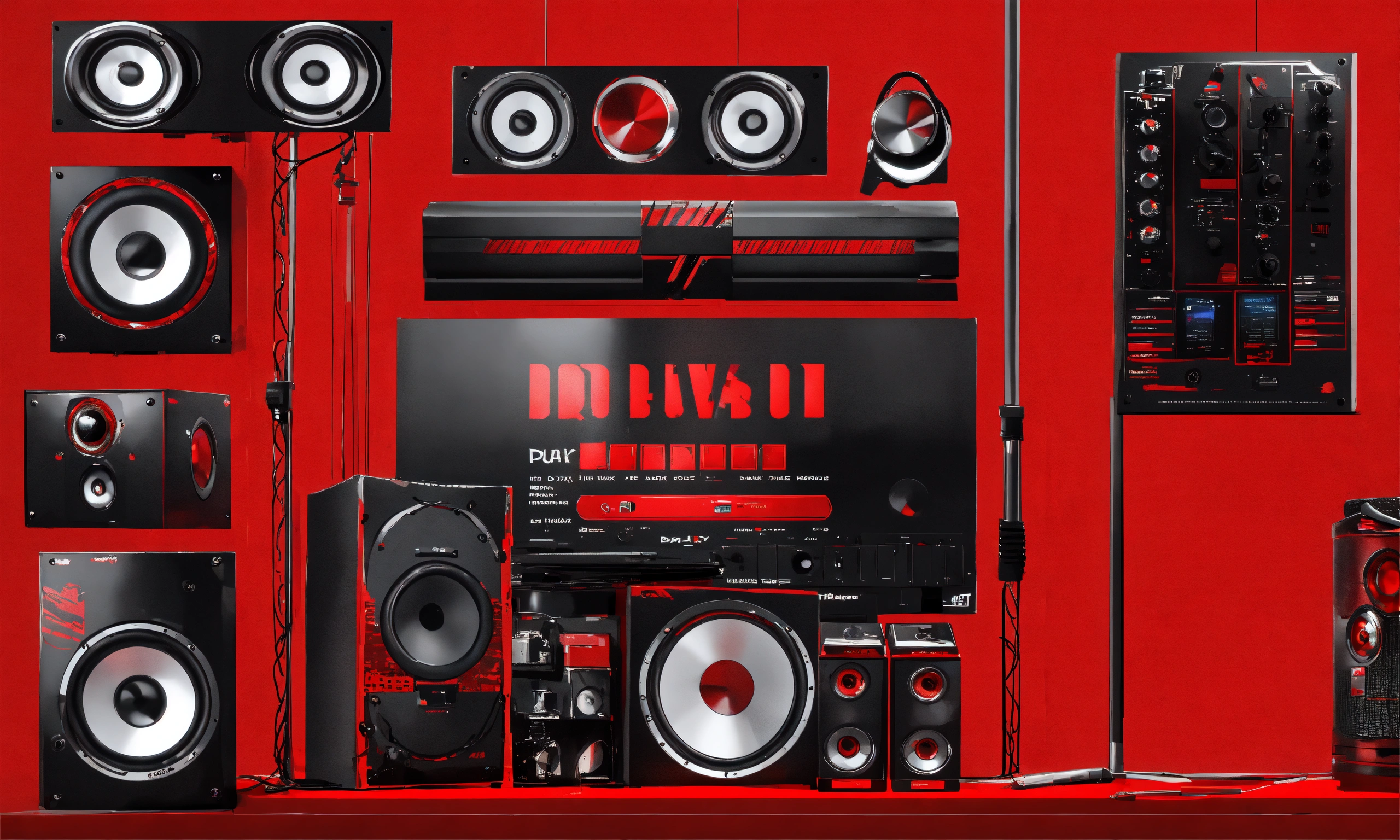 Lexica - Modern day DJ mix board and speakers image to go on business ...