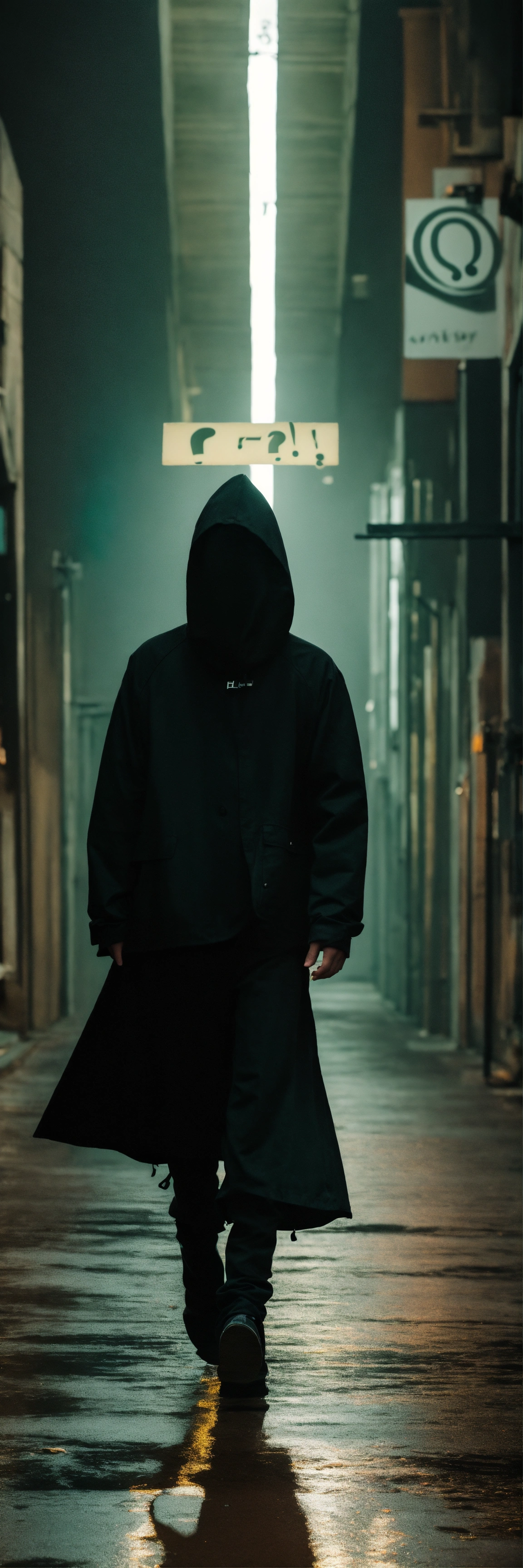 Lexica - An anonymous non-real person all in black with no details ...