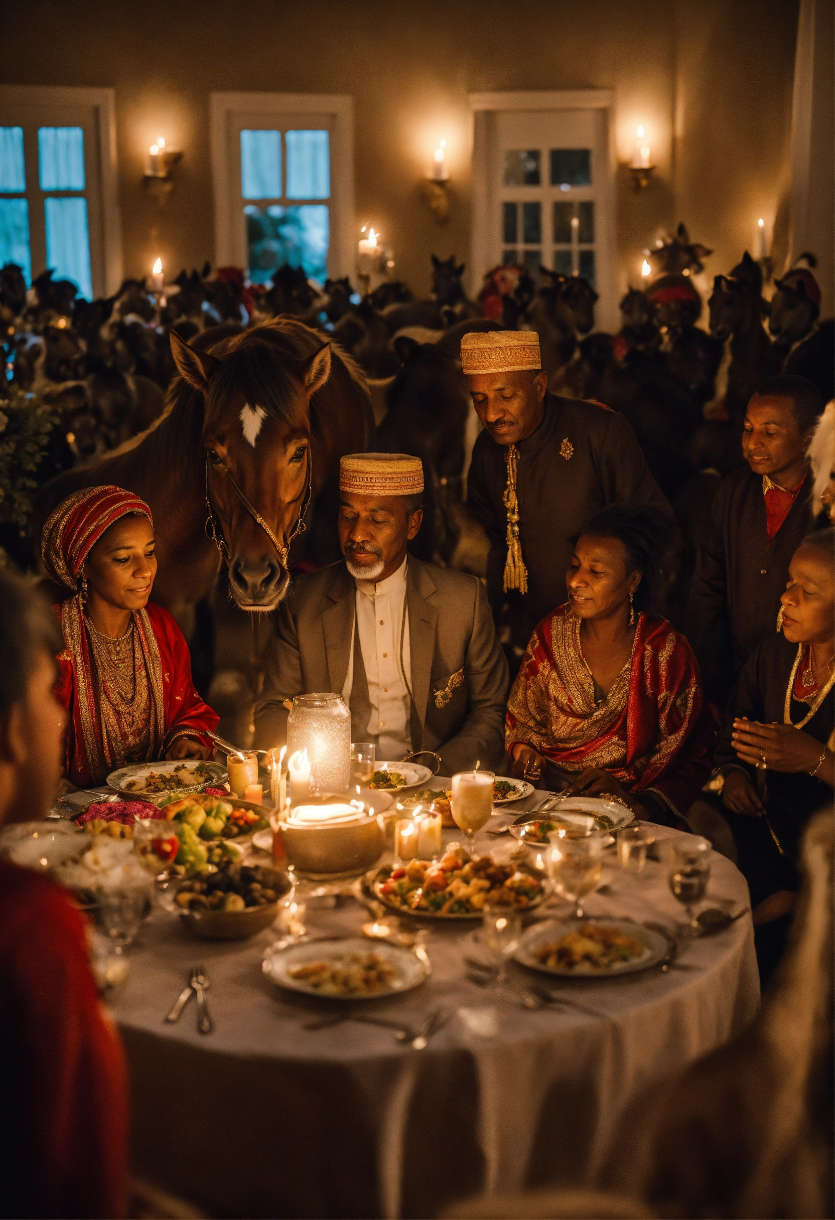 Lexica - "President Turlu the African Pony at a Family Feast ...