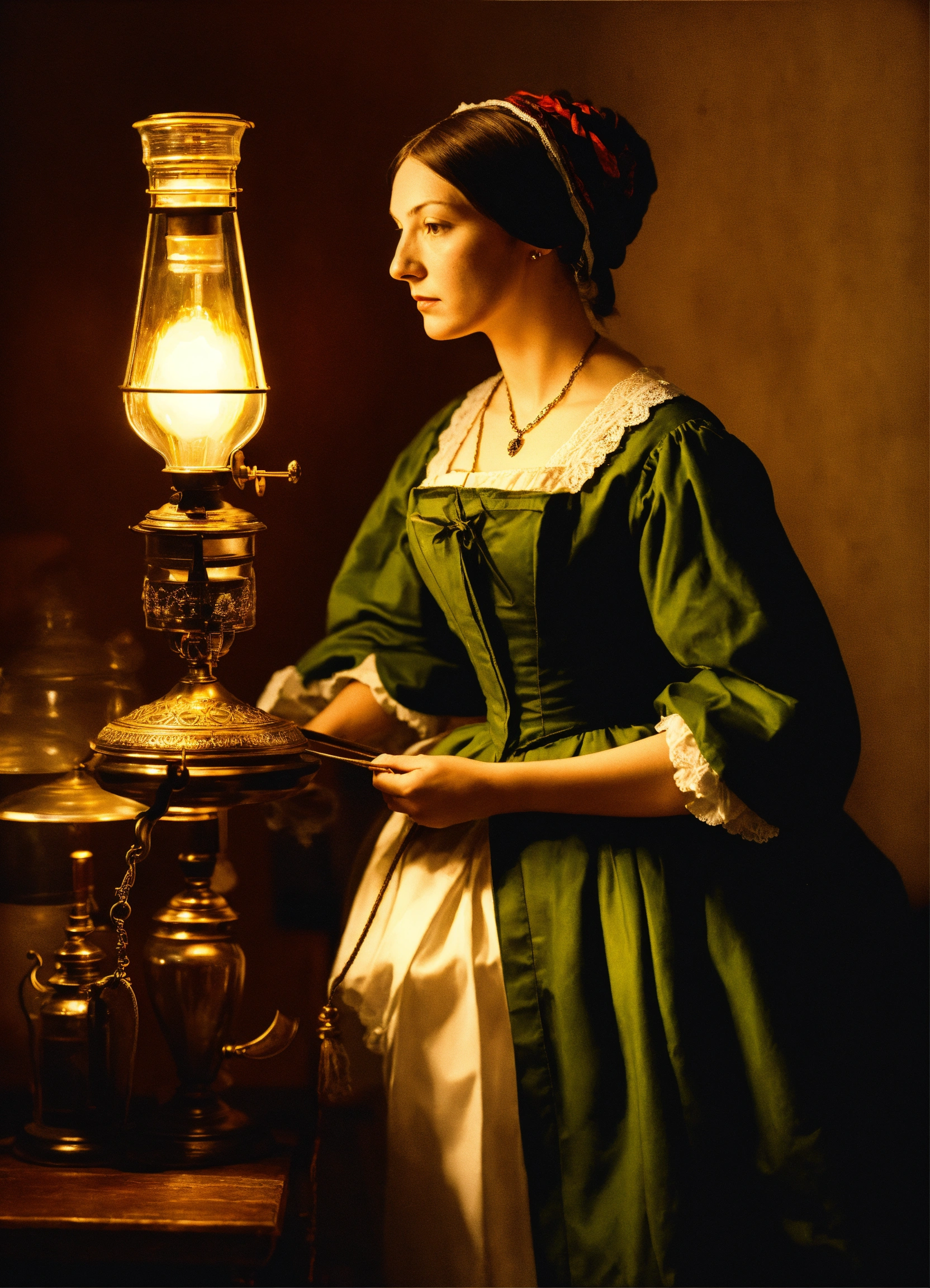 Lexica - Florence nightingale, lady with the lamp