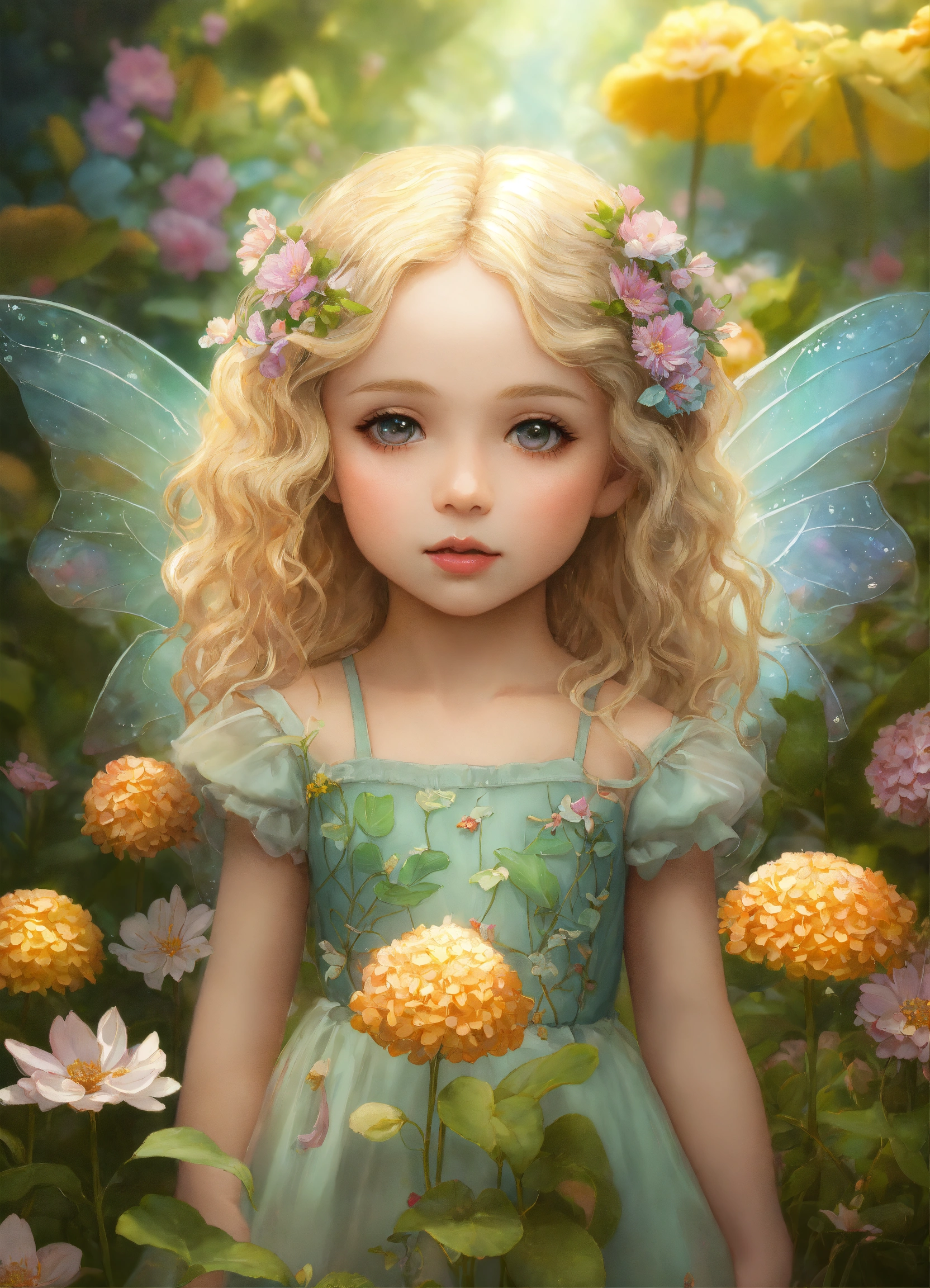 Lexica - Portrait and shot full body of a very cute glad fairy chibi ...