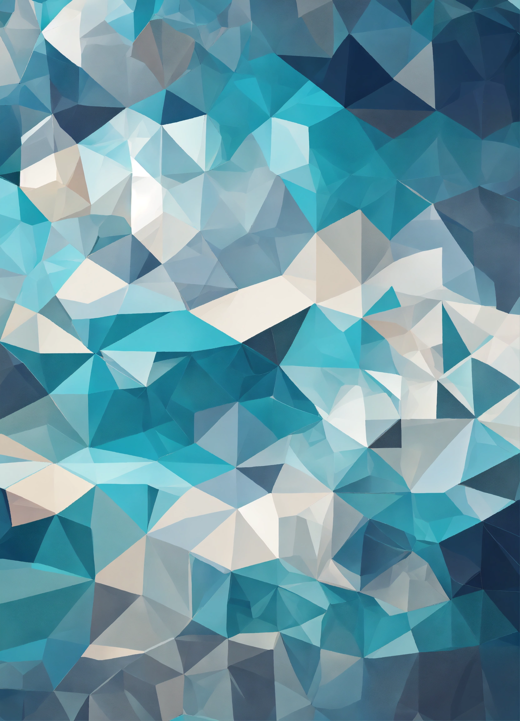 Lexica - Create a cold-colored polygon pattern for the flyer. The ...