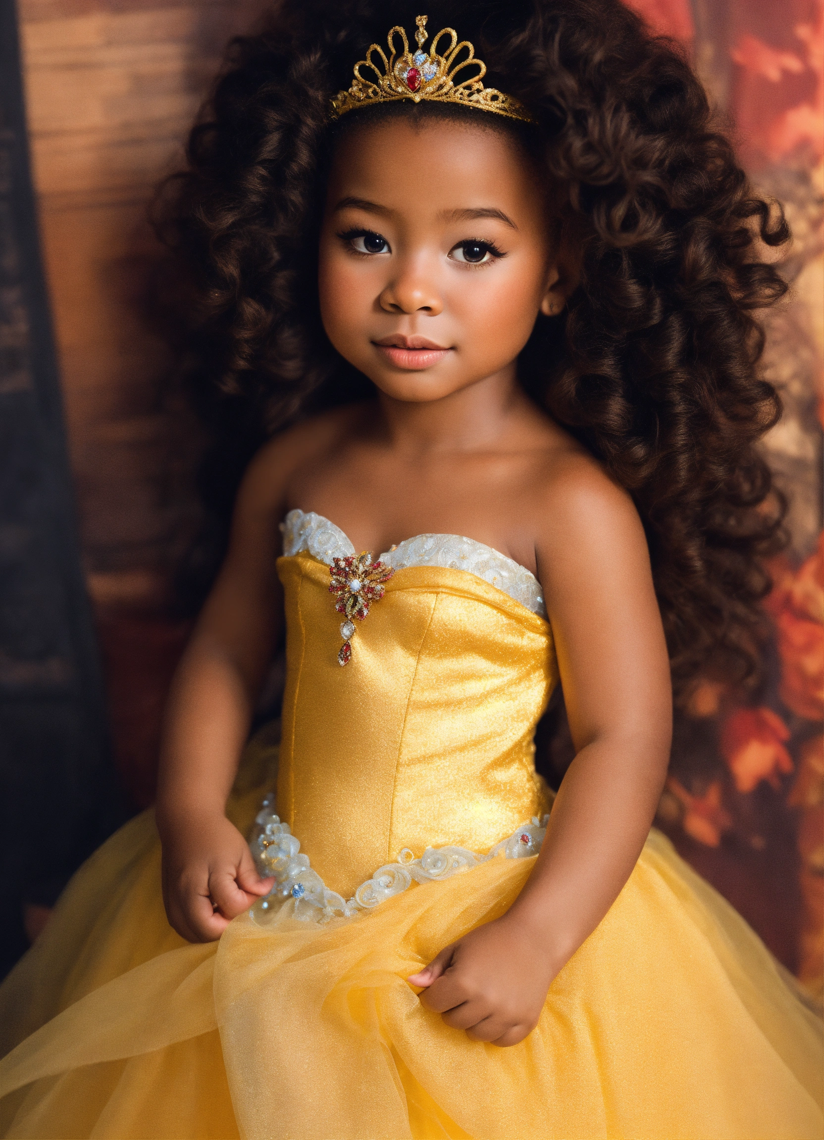 Lexica - Baby Disney princesses, African American, realistic, authentic