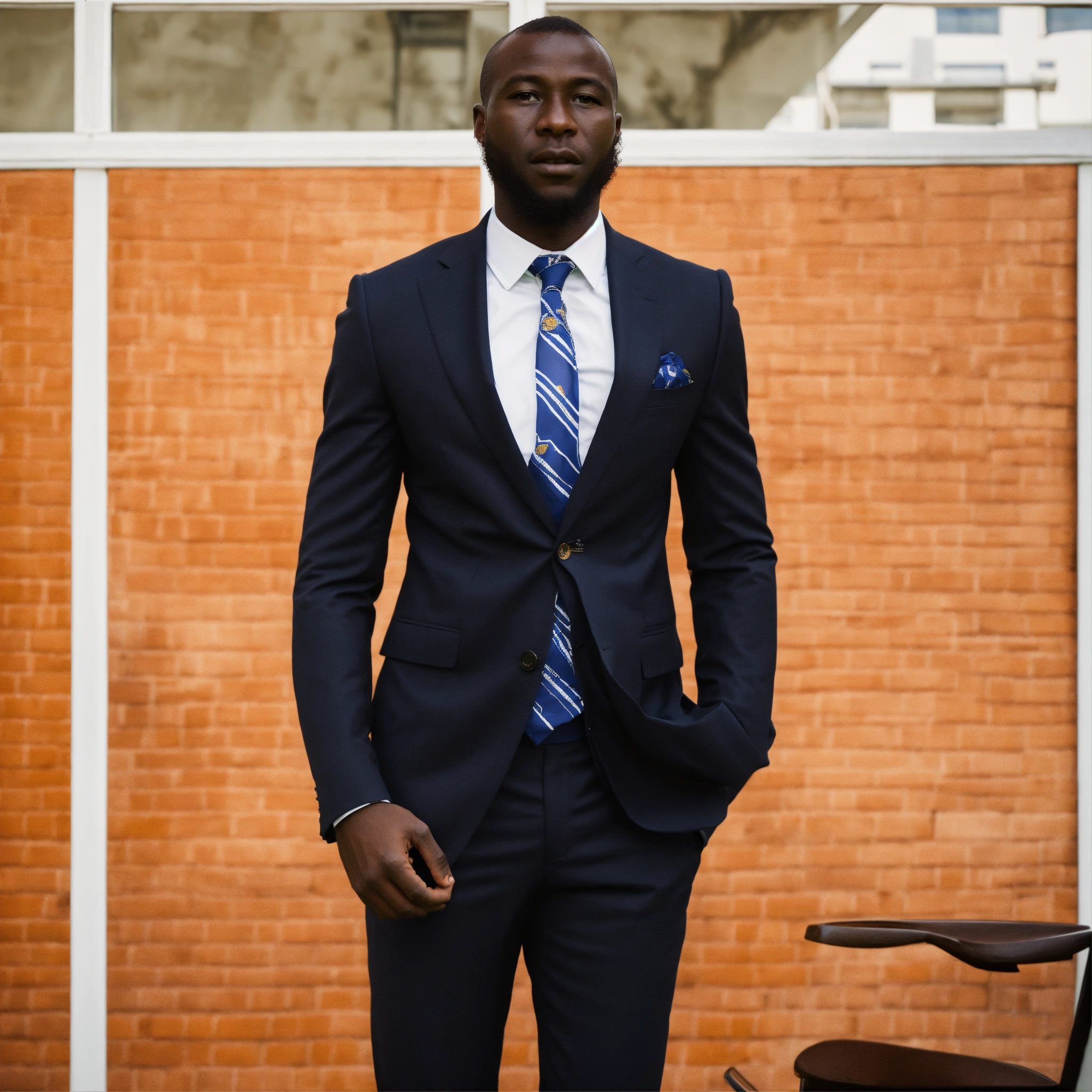 Lexica - Faceless African lawyer dressed in Chelsea football jersey ...