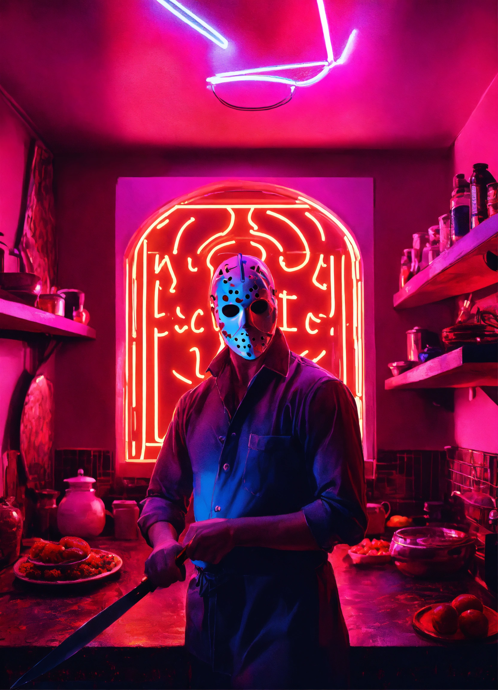 Lexica - Close up portrait Photography, of a Jason from the movie ...